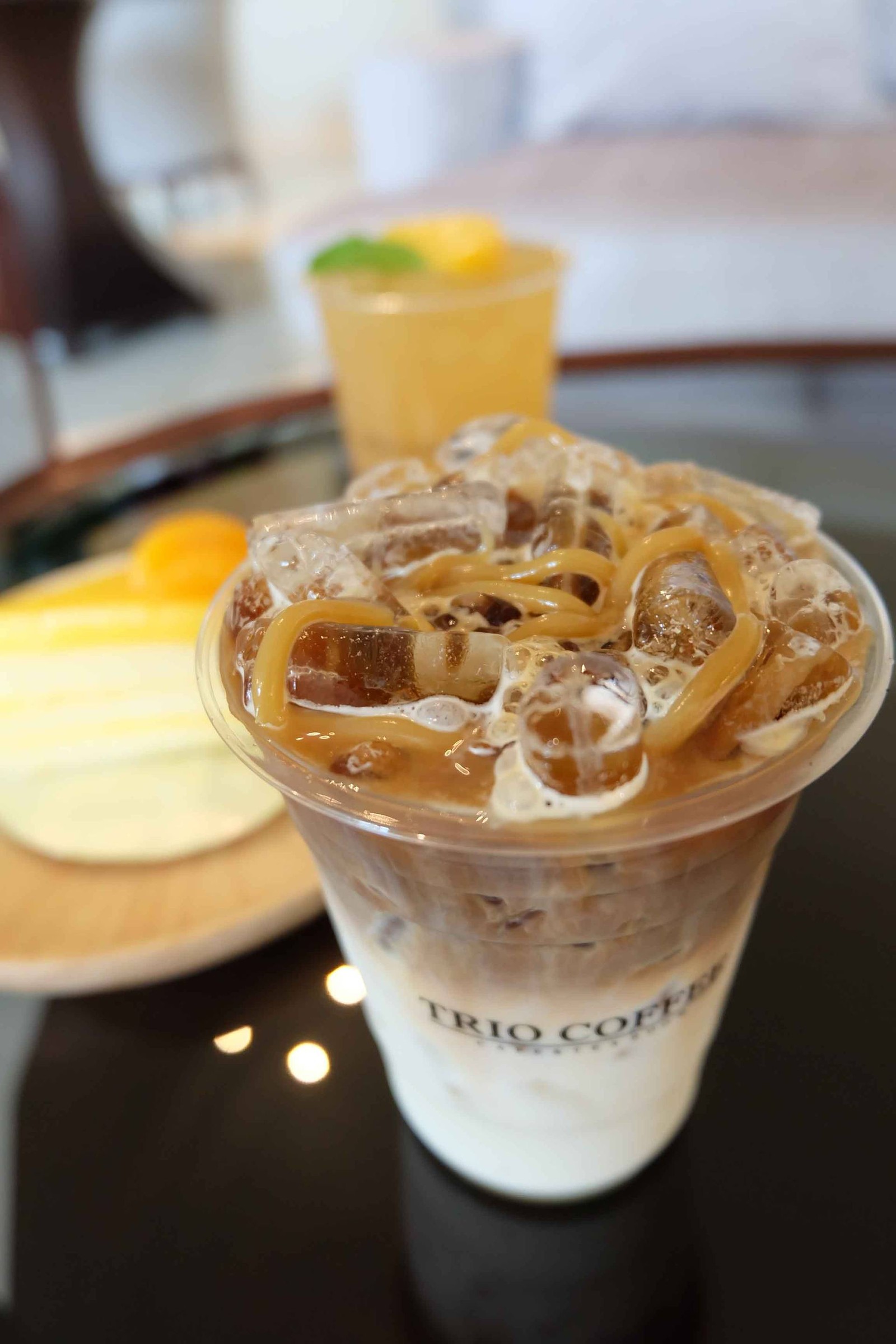 คาราเมลมัคคิอาโต้ ร้าน Trio Coffee Cafe & Tea Room - Wongnai