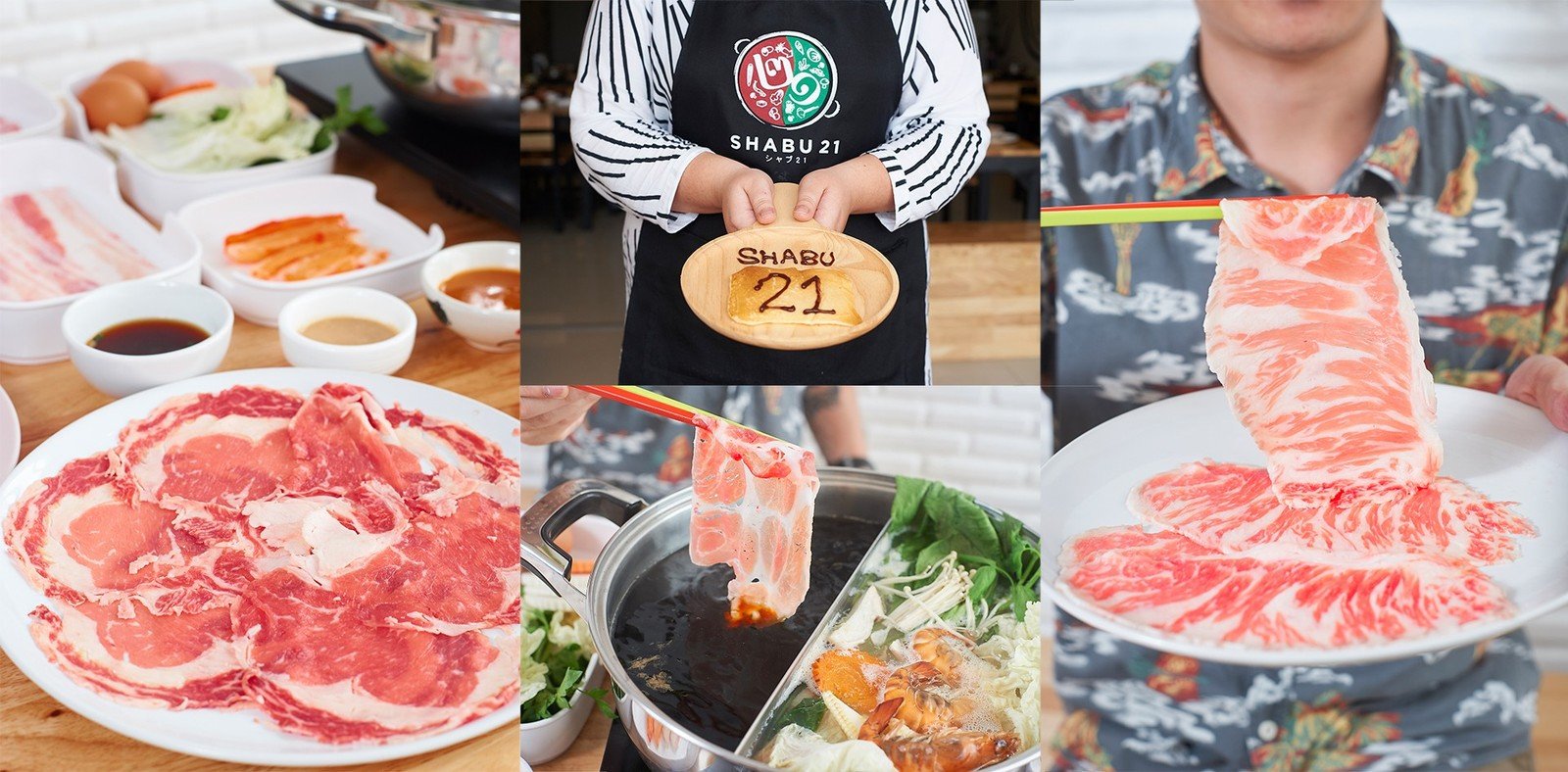 เปิดแล้ว! ชาบูน้องใหม่ จ่ายทีเดียวจบกินได้ครบทุกรายการ Shabu 21 บางแสน