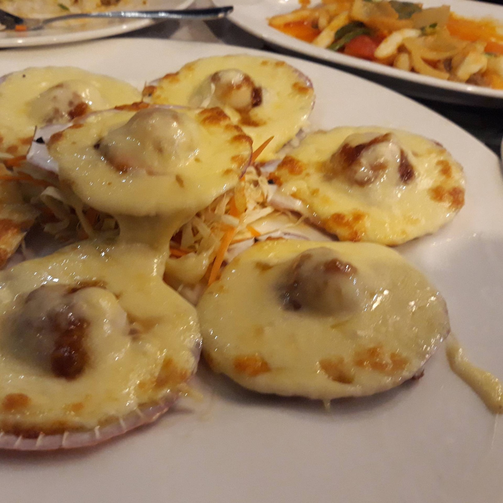หอยเชลล์อบชีส ร้าน ระเบียงบัง