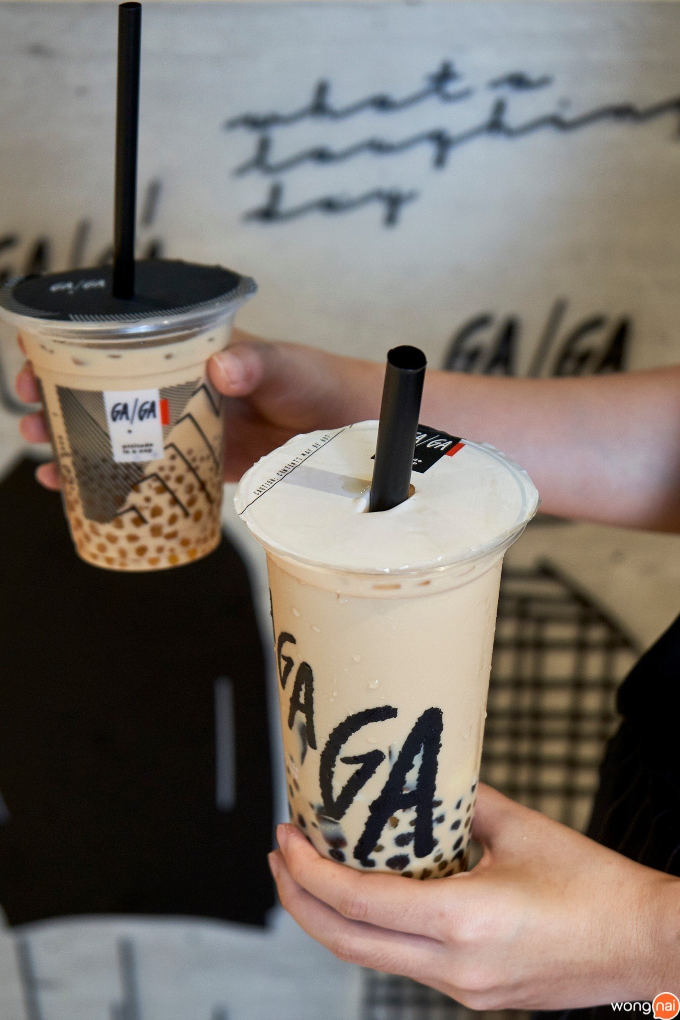 “GAGA Attitude In A Cup” ร้านชานมไข่มุกแนวใหม่ ไร้ไขมันทรานส์!