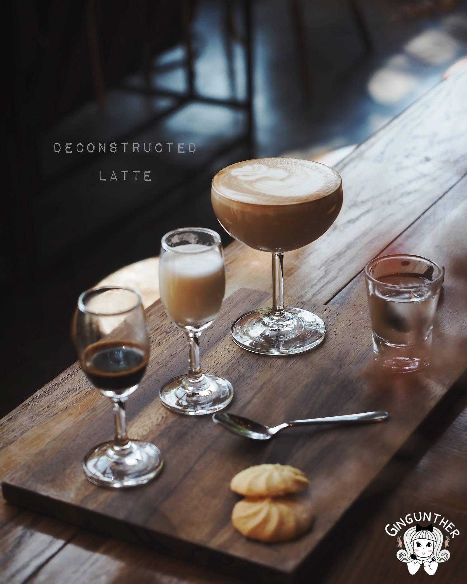 Deconstructed Latte ร้าน Air Space Hua Hin - Wongnai