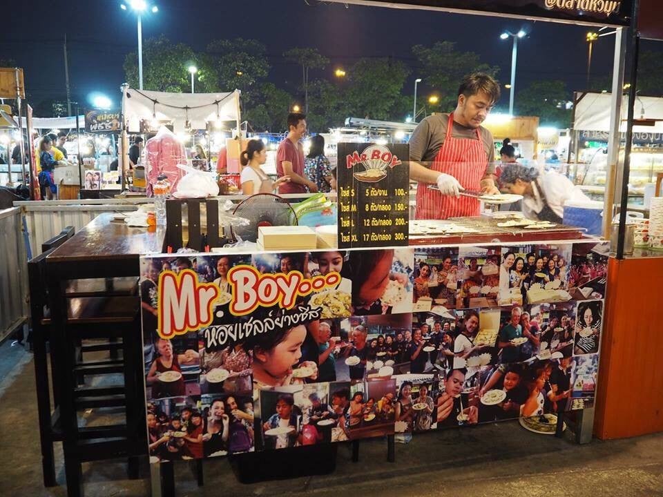 รูป Mr.boy Scallops หอยเชลล์ย่างชีส ตลาดหัวมุม
