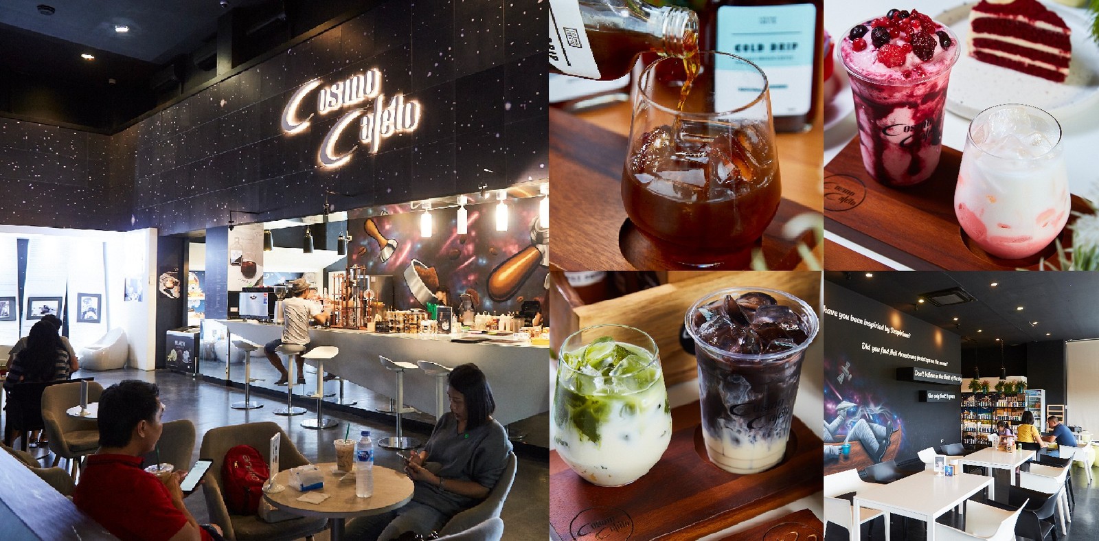 Cosmo Cafe'to คาเฟ่ชลบุรี บรรยากาศแหวกแนว จิบกาแฟแล้วท่องอวกาศ