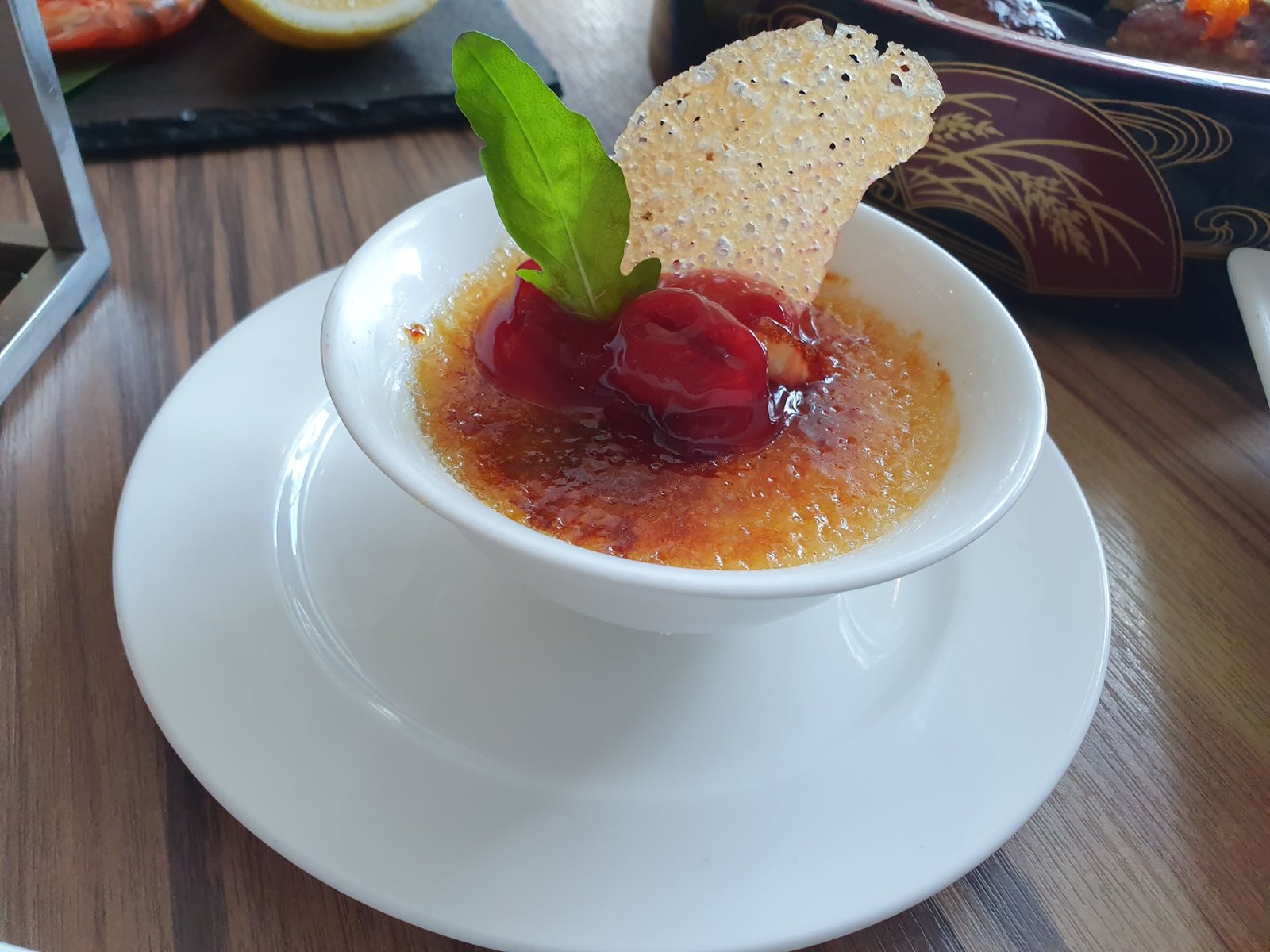 ฟัวกราส์แครมบรูเล ร้าน The Berkeley Dining Room เดอะพาลาเดียมเวิลด์ ...