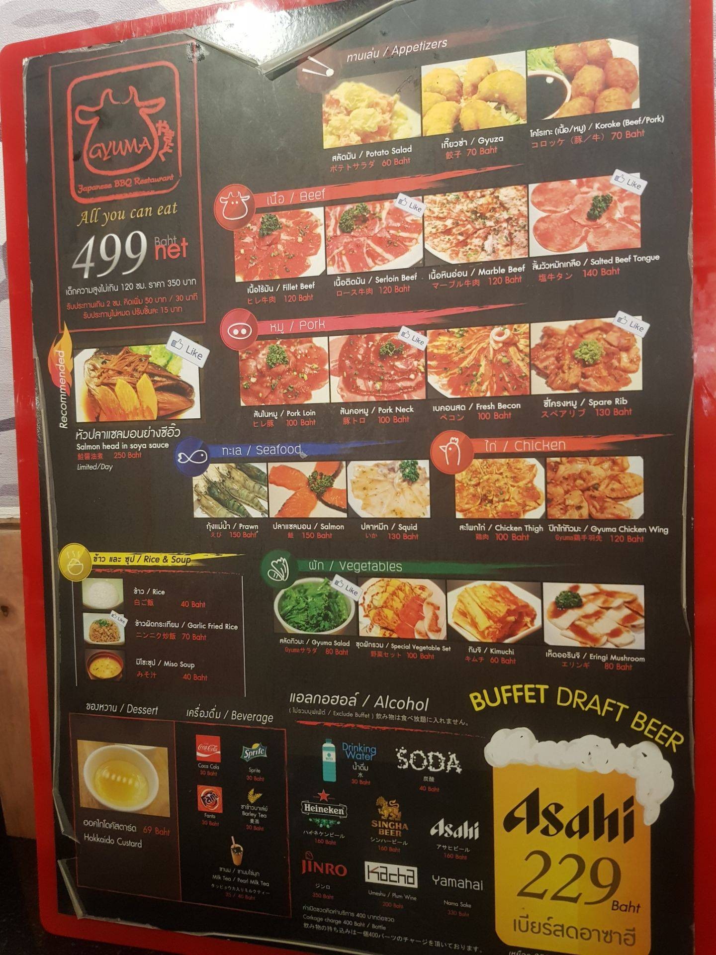 รูป GYUMA Japanese BBQ Restaurant ทองหล่อ - Wongnai