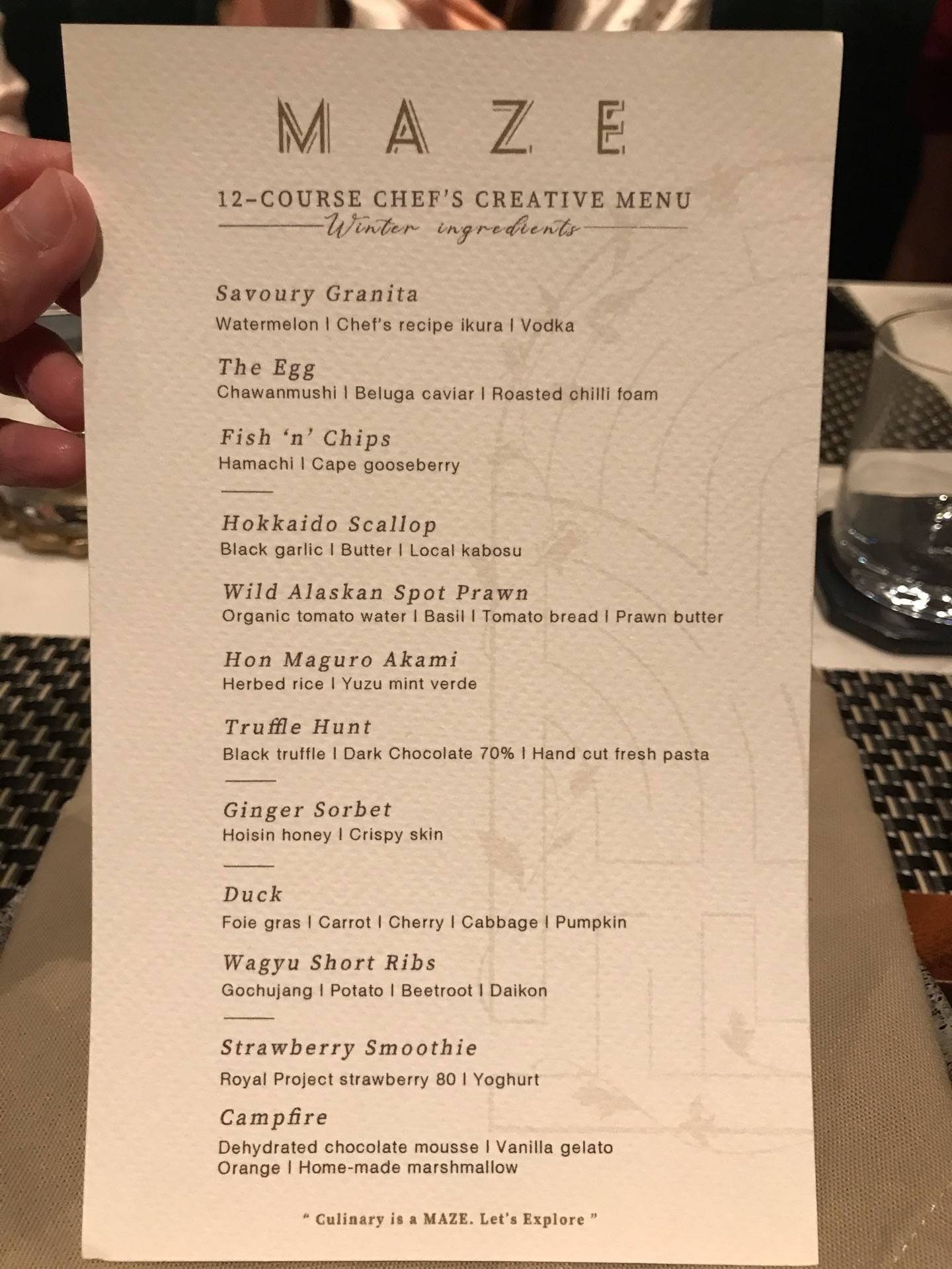 รูป Maze Dining