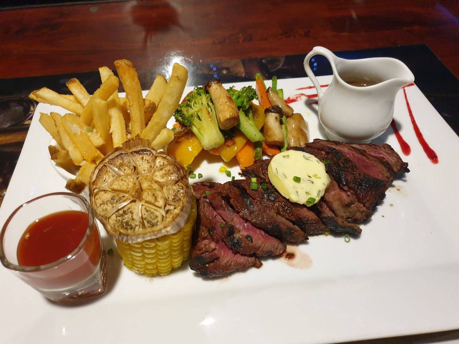 Hanger Steak ร้าน Hungry Wolf's Steak & Ale House - Wongnai