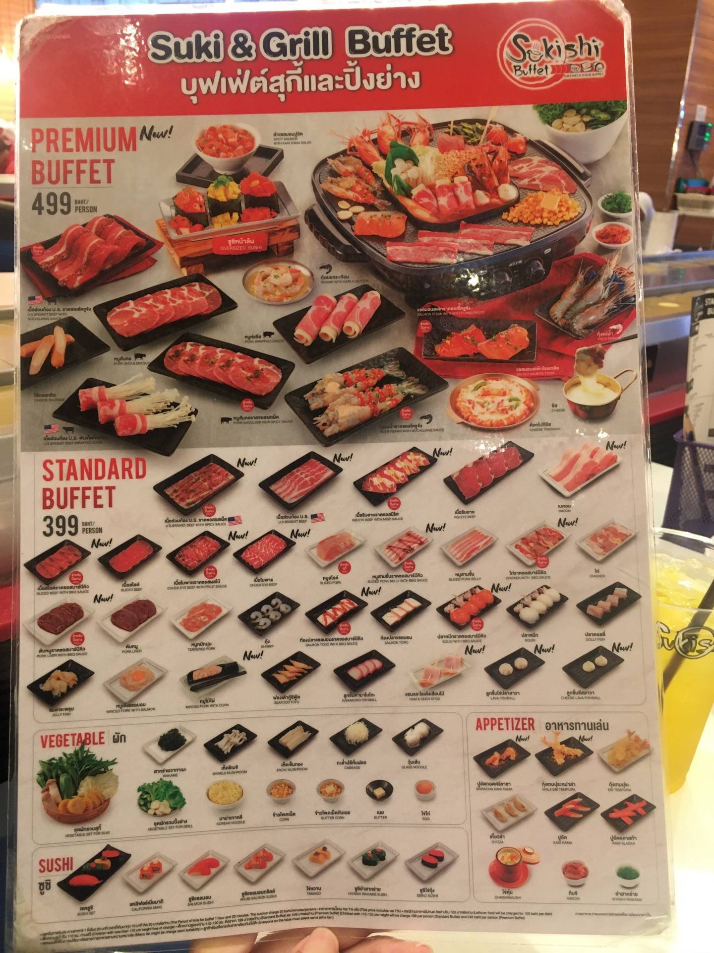 Buffet 399 ร้าน Sukishi Buffet เซ็นทรัล พระราม 9 - Wongnai