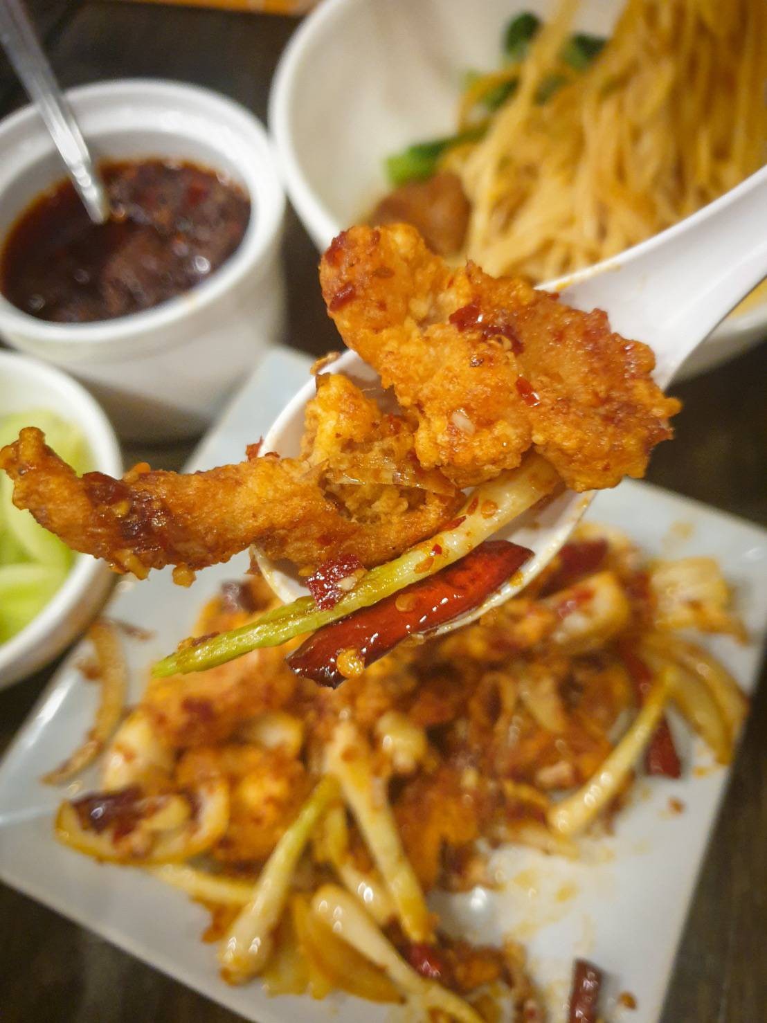 ไก่ผัดพริกแห้ง ร้าน Ting Tai Fu พัฒนาการ 50