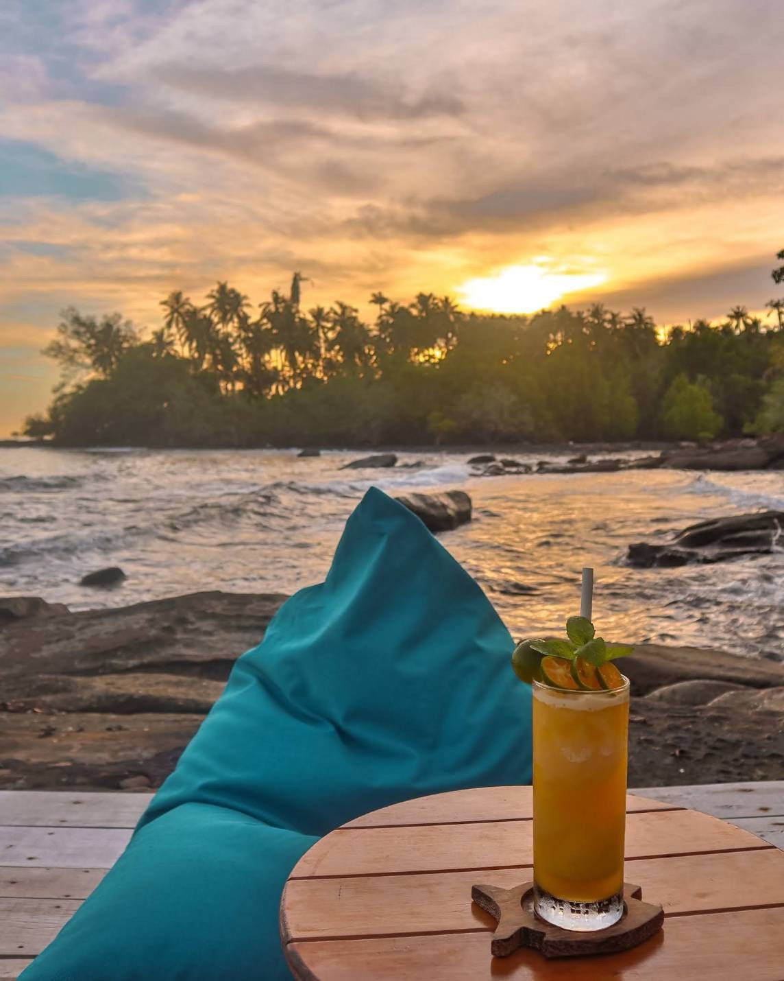 มะปี๊ดน้ำผึ้งปั่น ร้าน Gathi Cafe Koh Kood