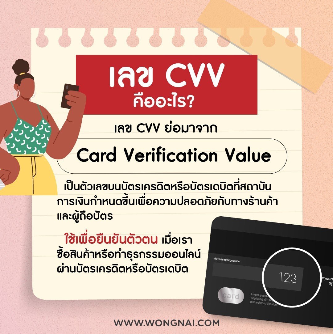 เลข CVV คืออะไร สำคัญแค่ไหน ทำไมเวลาซื้อของออนไลน์ต้องระวัง?