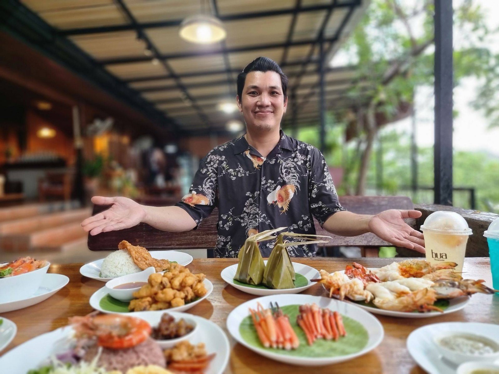 รูป BUA Riverside ผัดไทย กุ้งแม่น้ำเผา - Wongnai