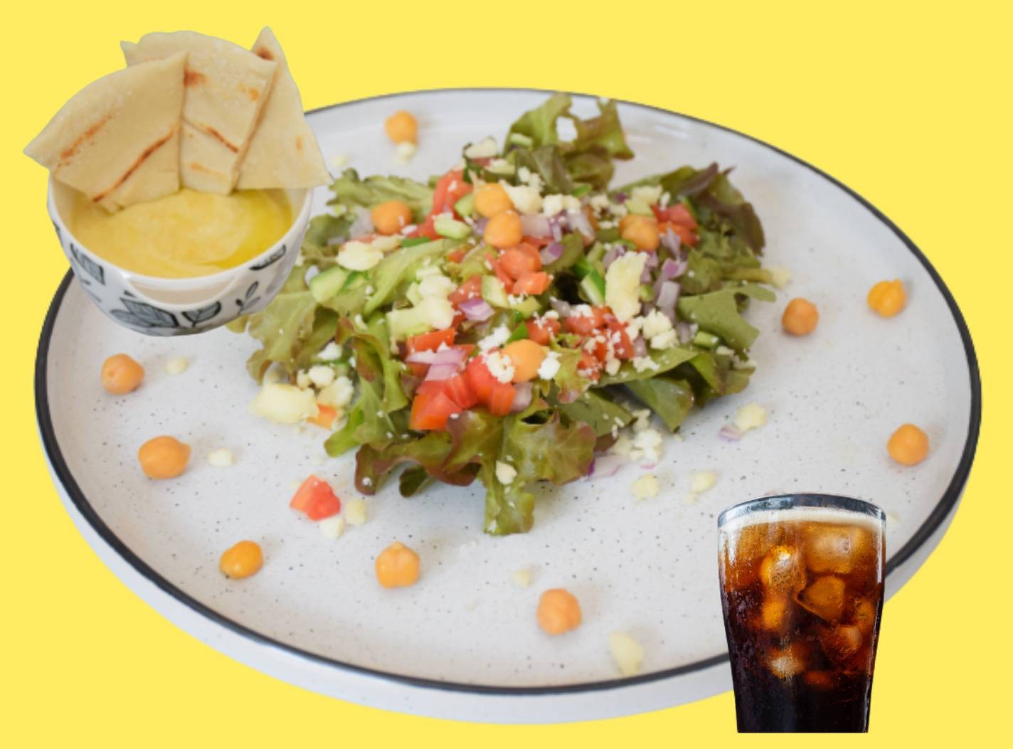 [อร่อยซ่ากับโค้ก] Salad Set (ชุดสลัด) • image ร้าน Silk Root • Wok ...