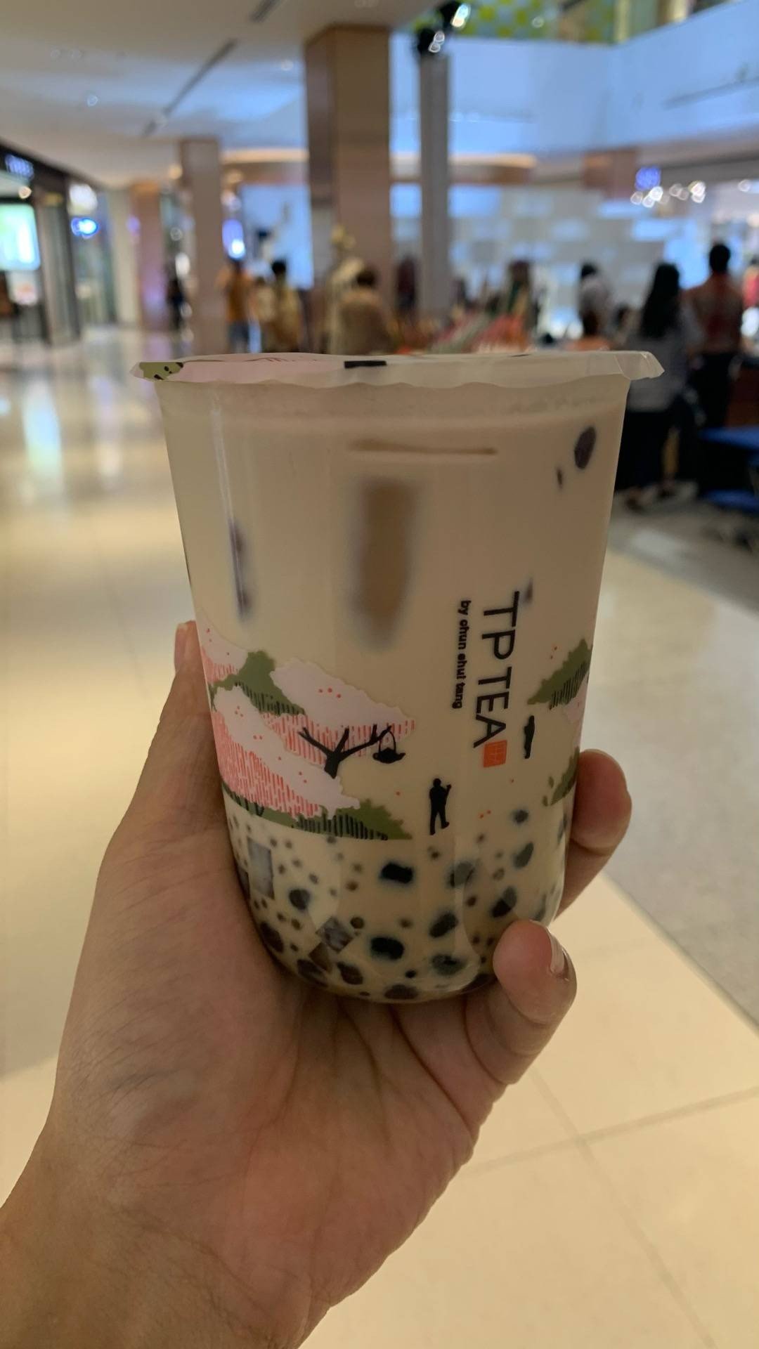 M12. (M) 3Q TP Milk Tea (Coffee Jelly, Sago, Pearl) ร้าน TP TEA Central ...