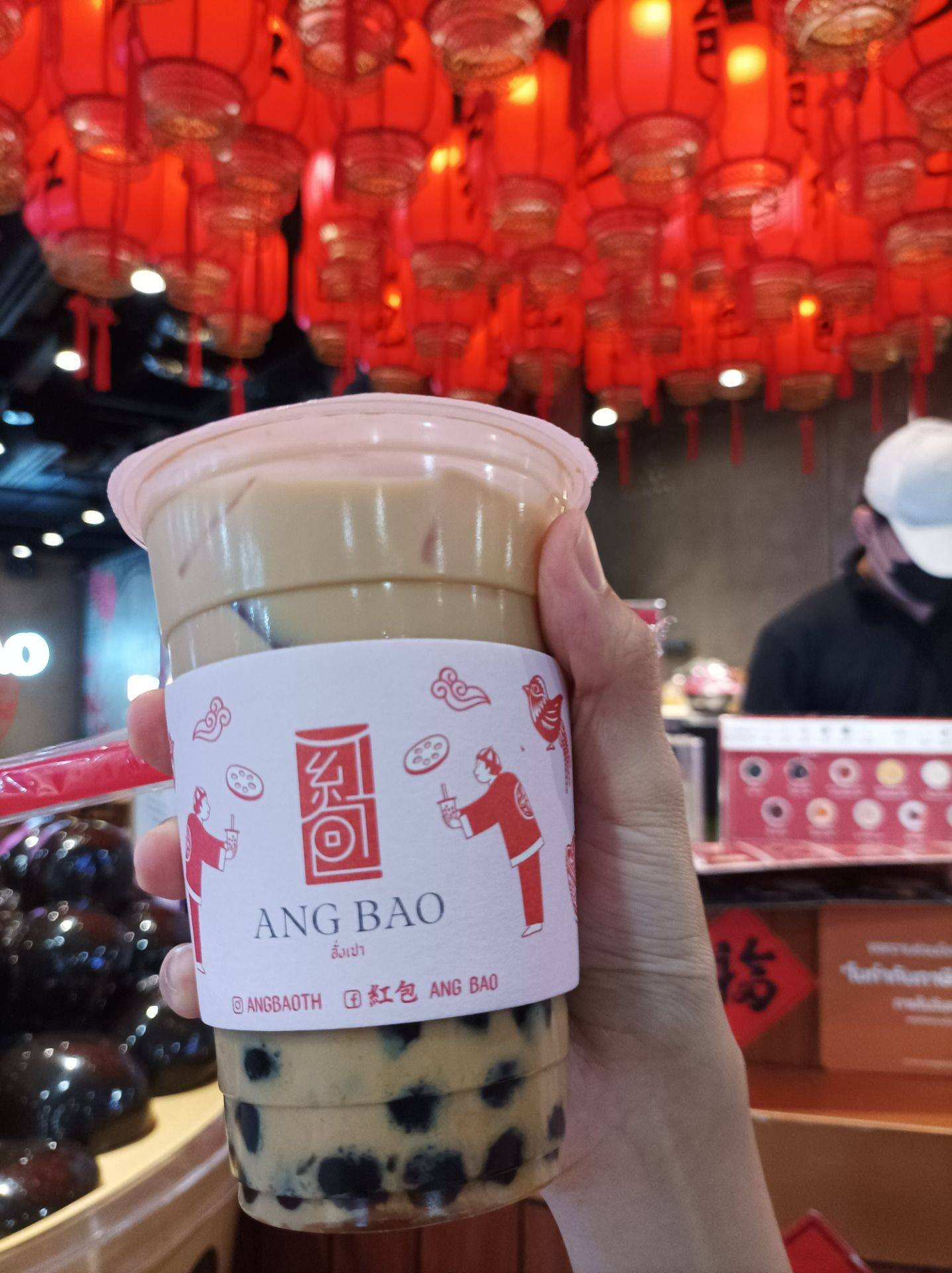 Original Bubble Mike Tea ร้าน ANGBAO อั่งเปา สยามสแควร์วัน Siam Square One