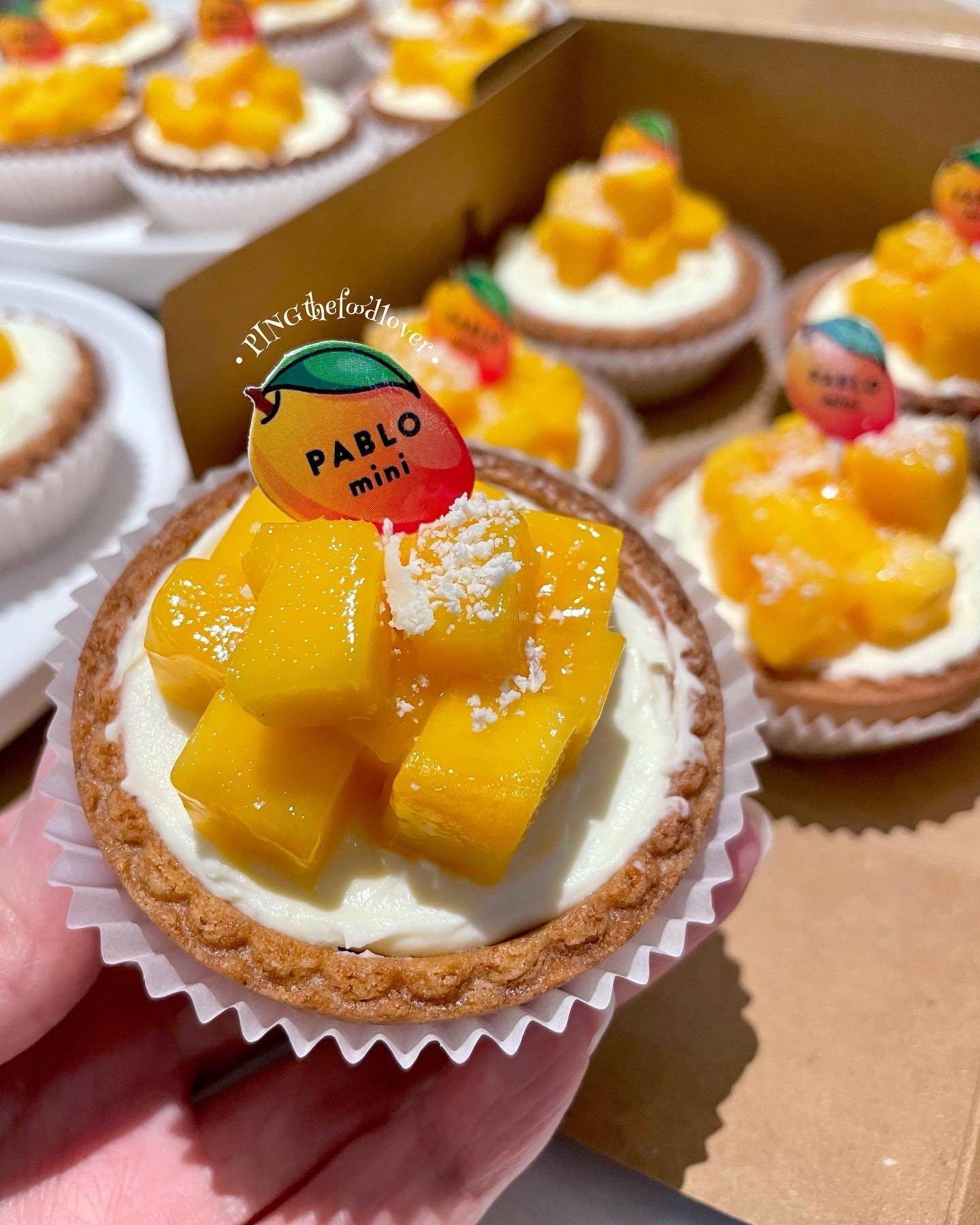 PABLO mini Mango • มะม่วงหวานๆที่มาพร้อมครีมชีสสอดไส้ซอสมะม่วงในตัวทา ...