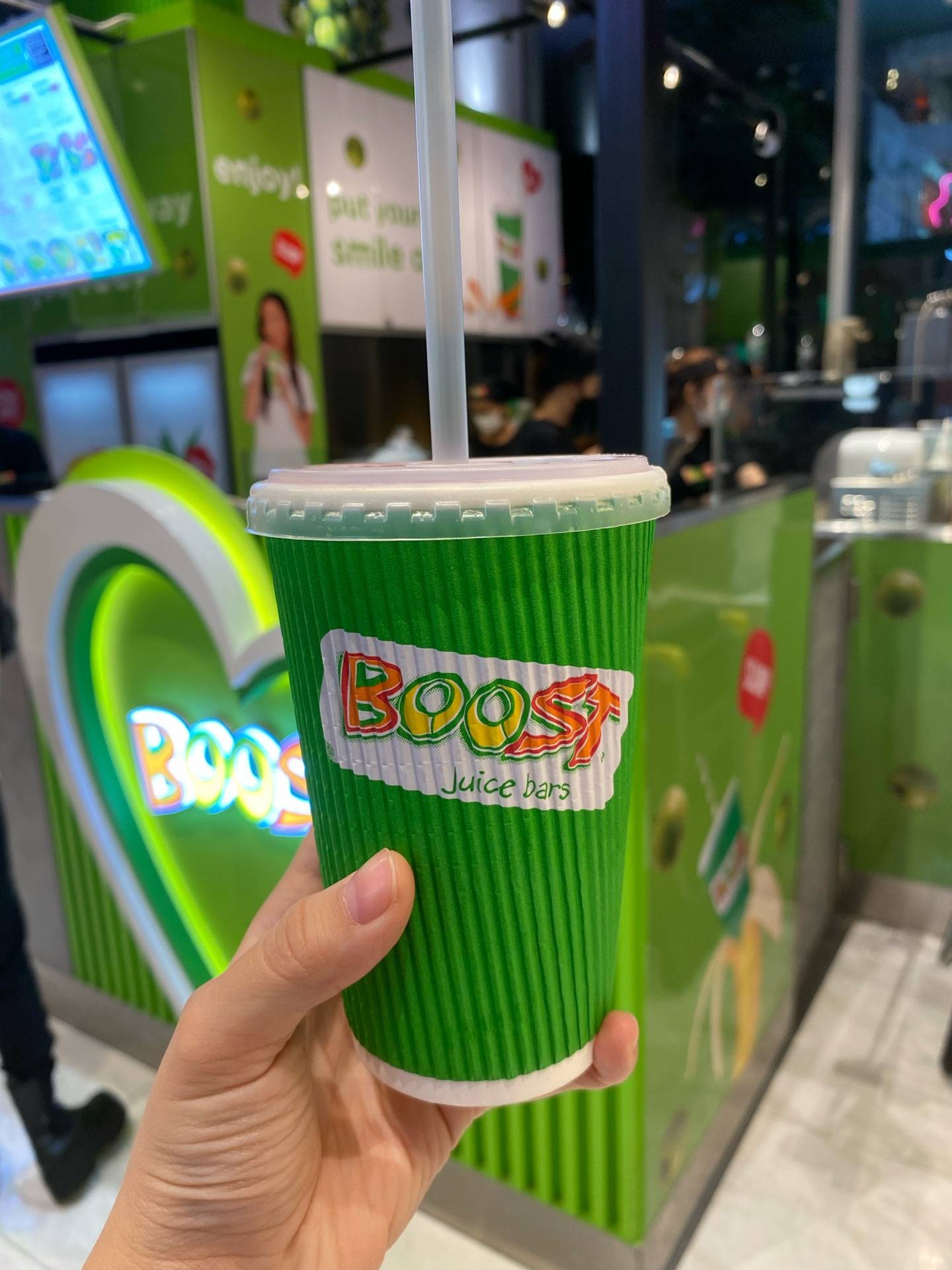 Blueberry Blast ร้าน Boost Juice Bars เอ็มควอเทีย