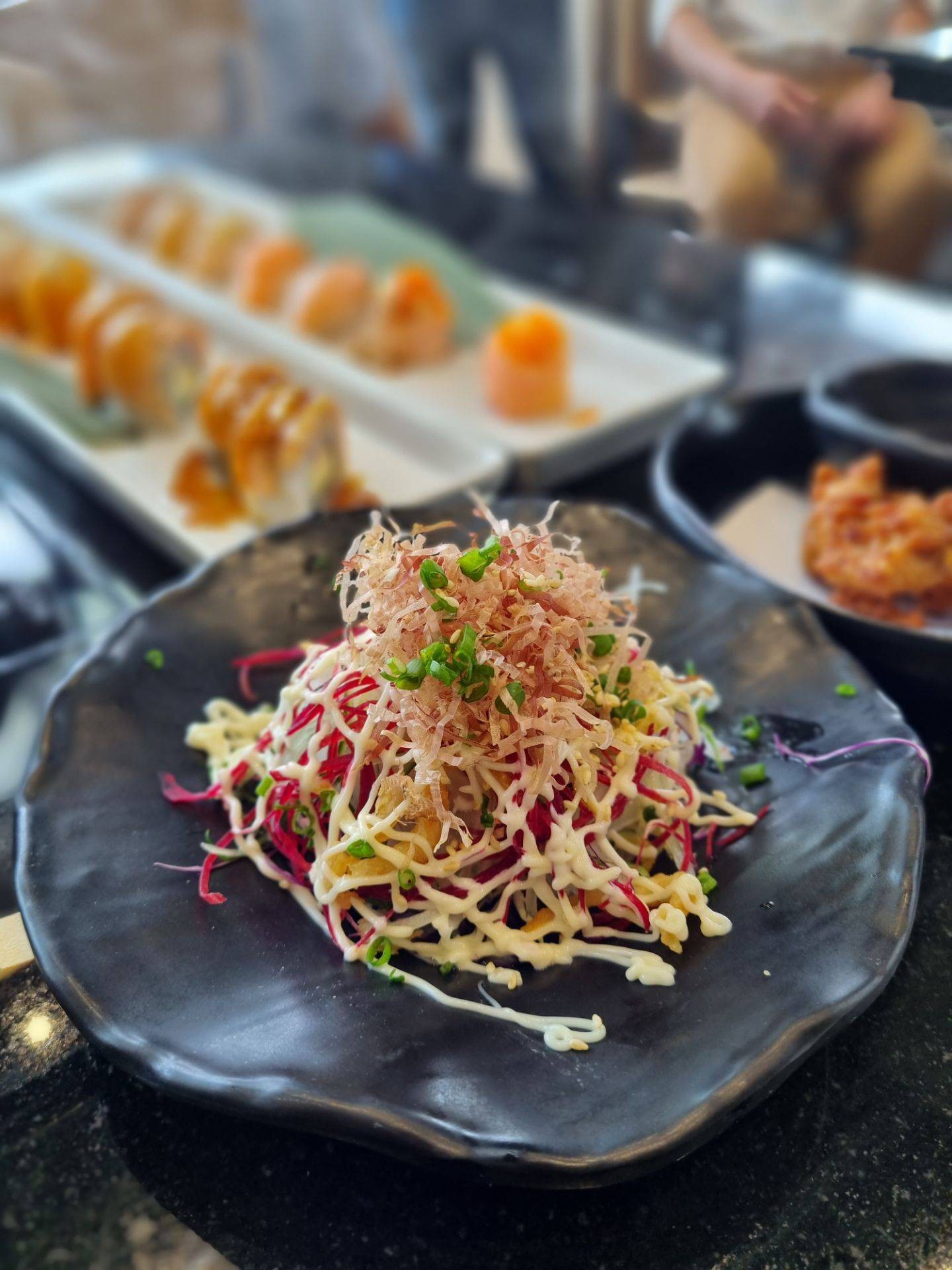 สลัดเต้าหู้ ร้าน Masaru Shabu & Sushi Buffet โฮมโปรรังสิต