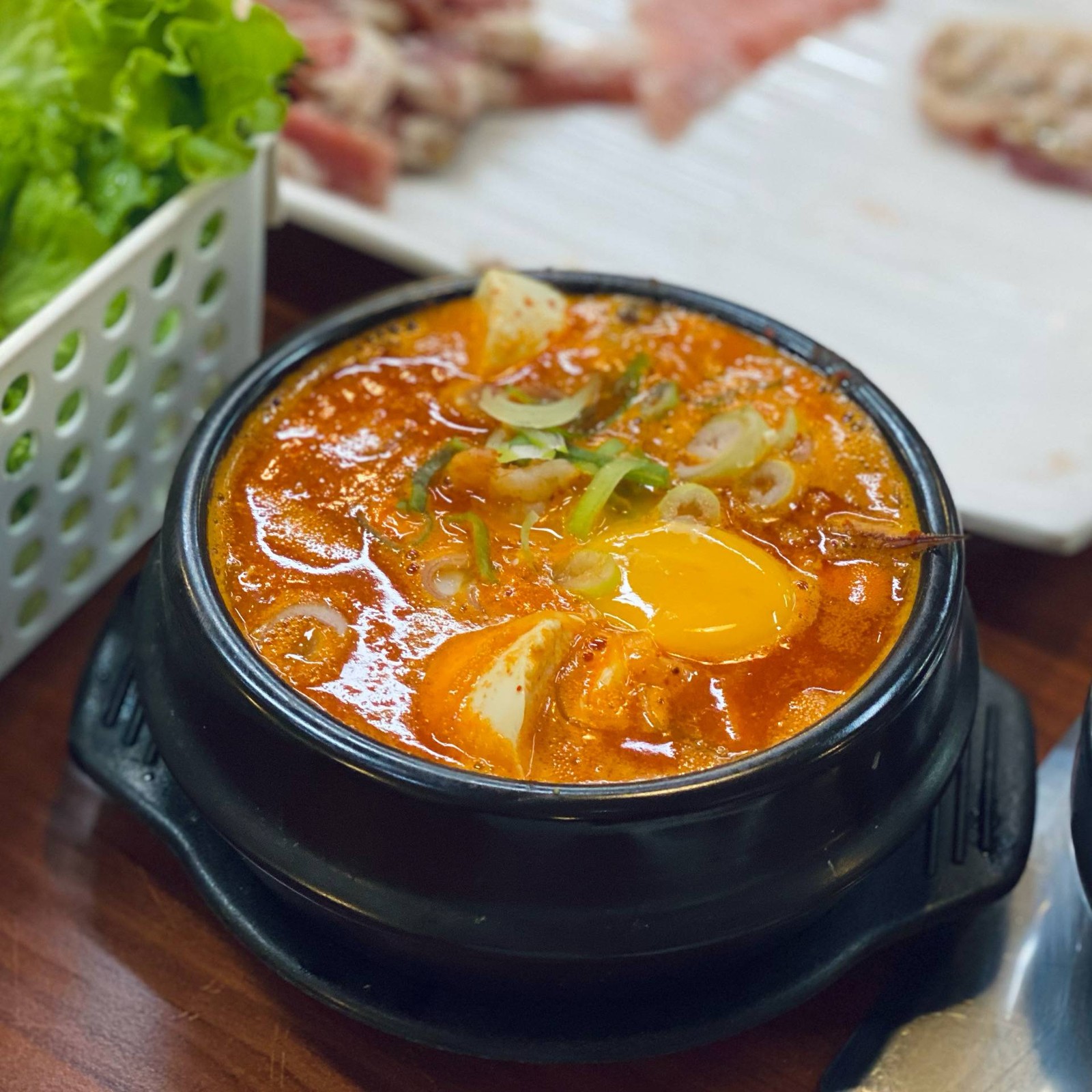 ซุนดูบูจิเก ร้าน San Nae Deul Hansik Korean B.B.Q. Restaurant อโศก