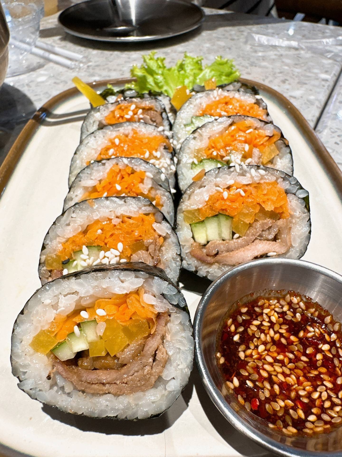 Kimbap ร้าน Hasul Korean Restaurant Siam center