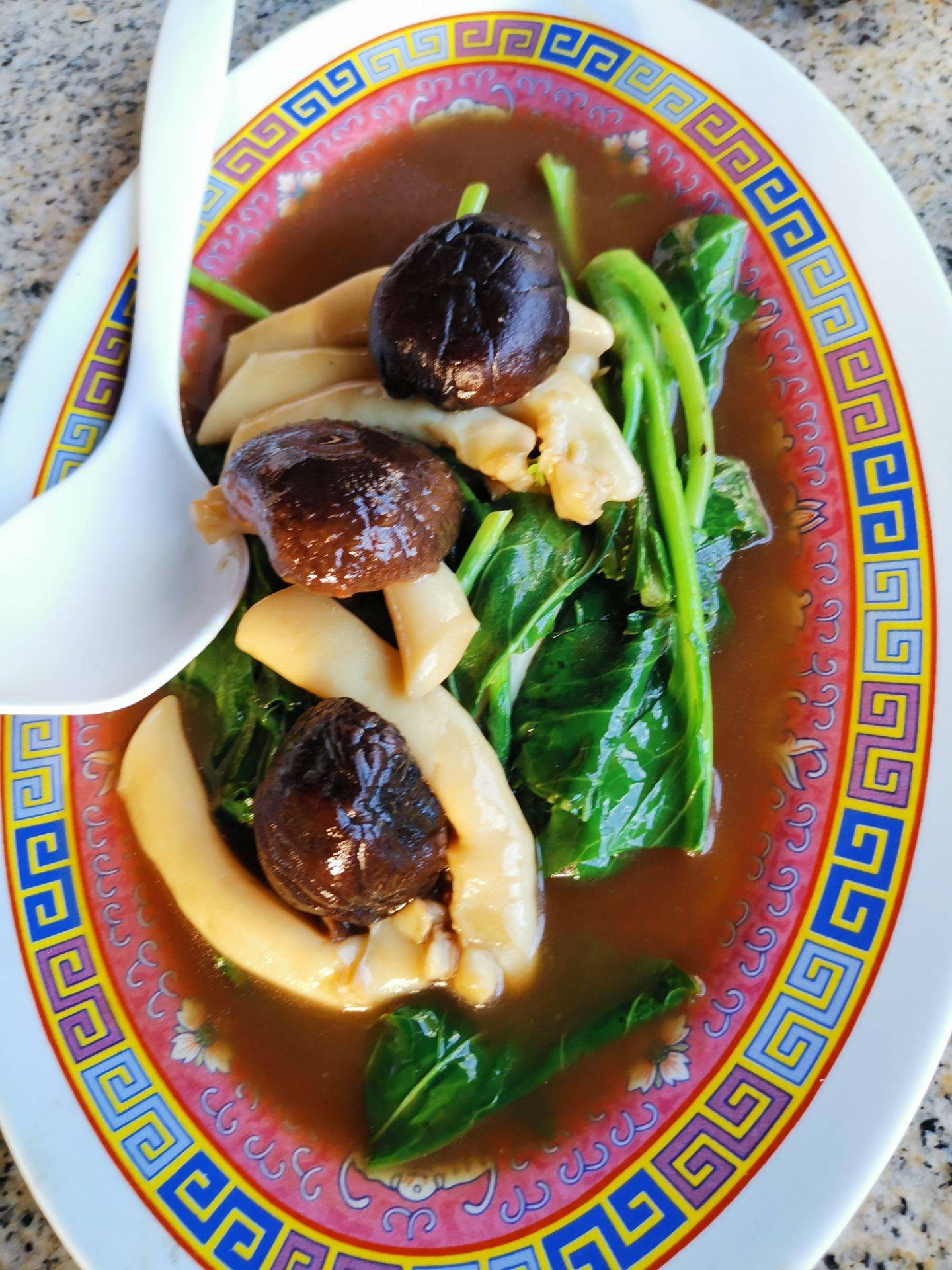 หน่อไม้ทะเลยอดผักคะน้า ร้าน ทวีชัยโภชนา Thaveechai Phochana-พระราม3 สาขาพระราม3