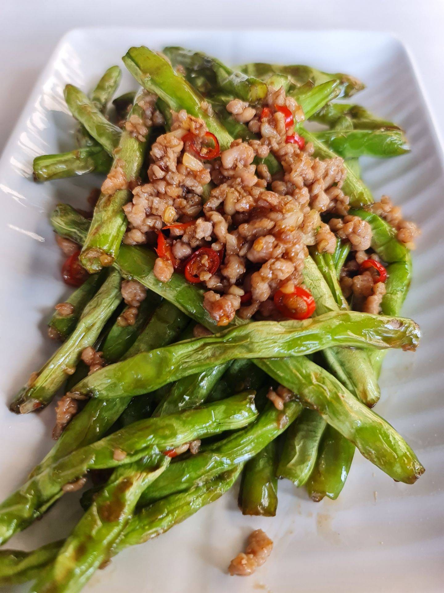 ถั่วแขกผัด • จานนี้มาก็สั่งติดโต๊ะทุกทีมีไว้อุ่นใจเหมือนได้กินผักนิด ...