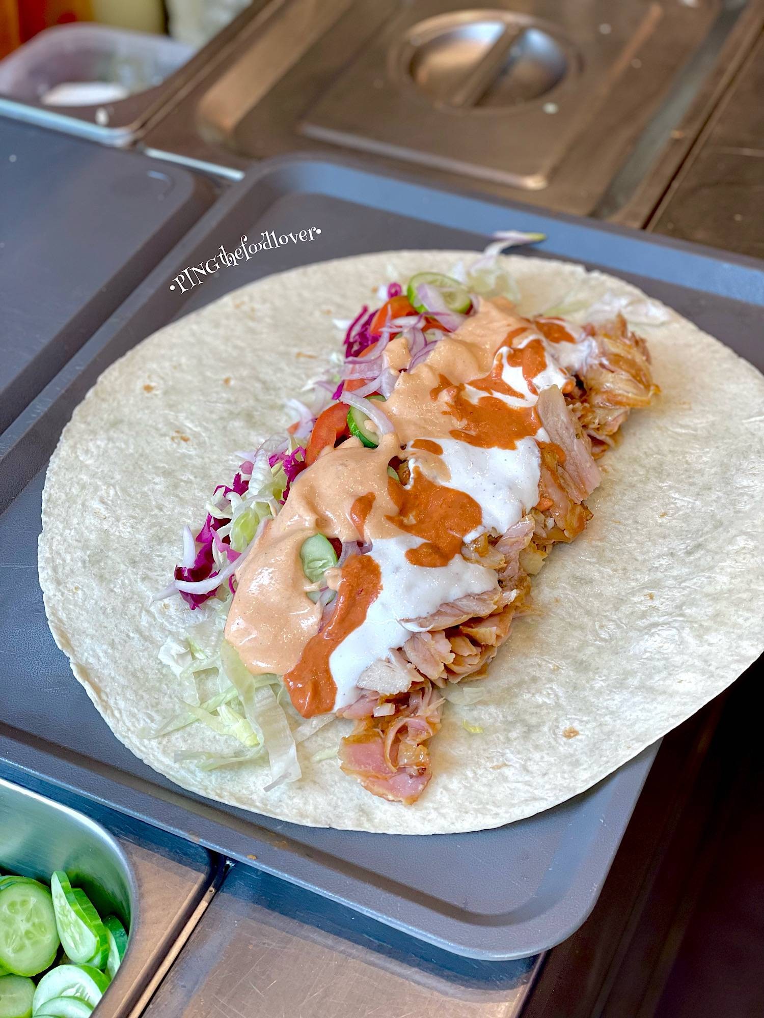 Doner Wrap Chicken ดูรัมไก่ Set • Doner Wrap หรือเคบับห่อด้วยแป้งสไตล์ ...