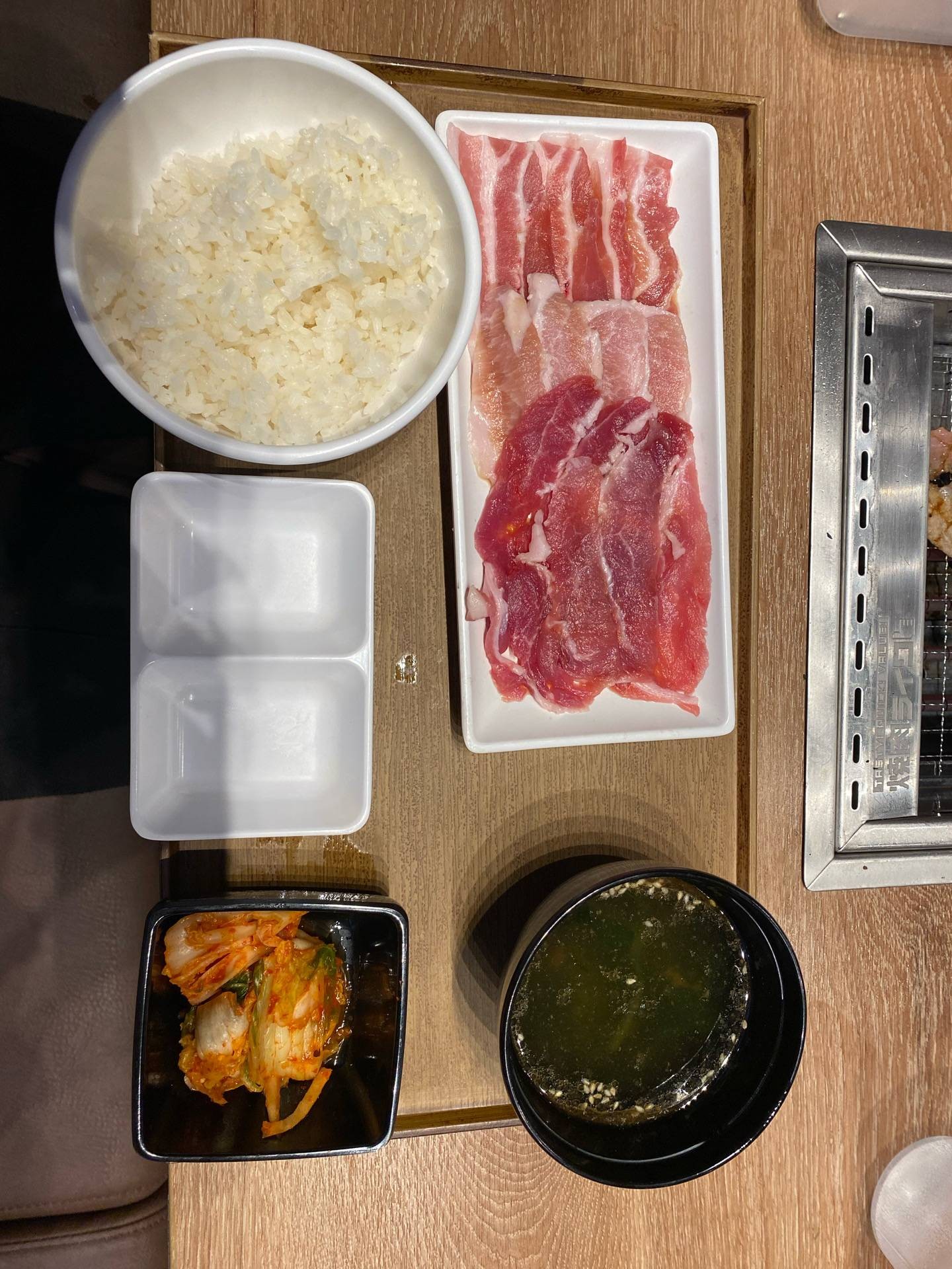 เซต trio buta ร้าน Yakiniku Like The Mall Ngamwongwan