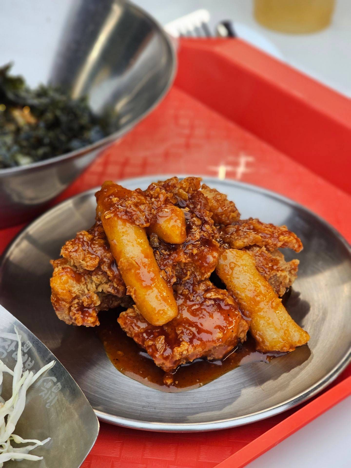 ไก่ทอดยังนยอม S ร้าน Guljak Topokki Chicken Central Chidlom