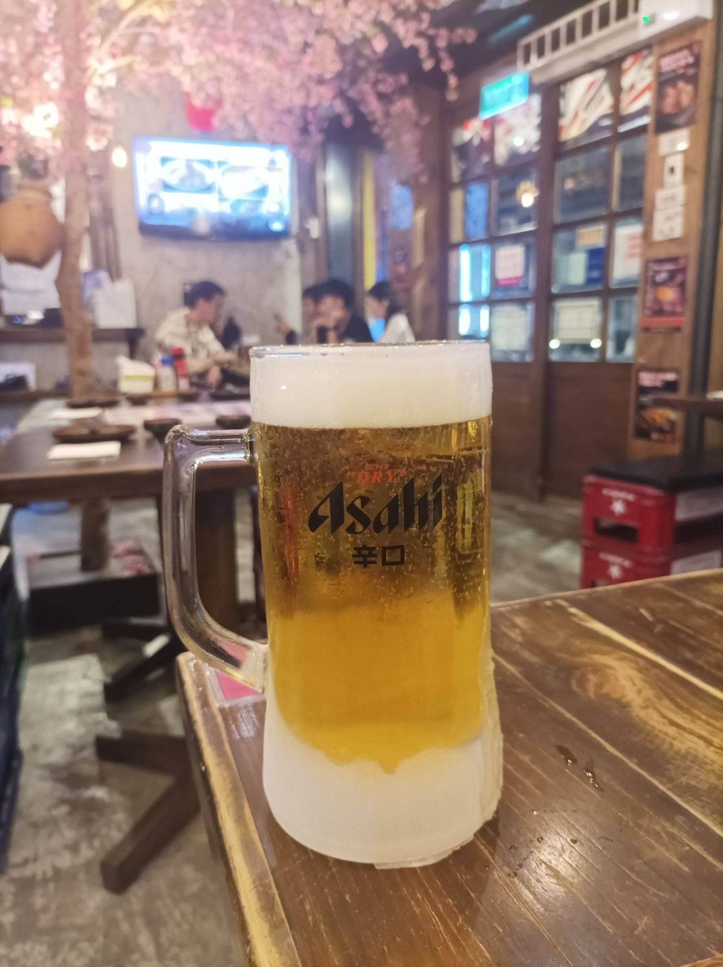 Asahi Draft Beer (M) ร้าน Kenshin Izakaya อารีย์