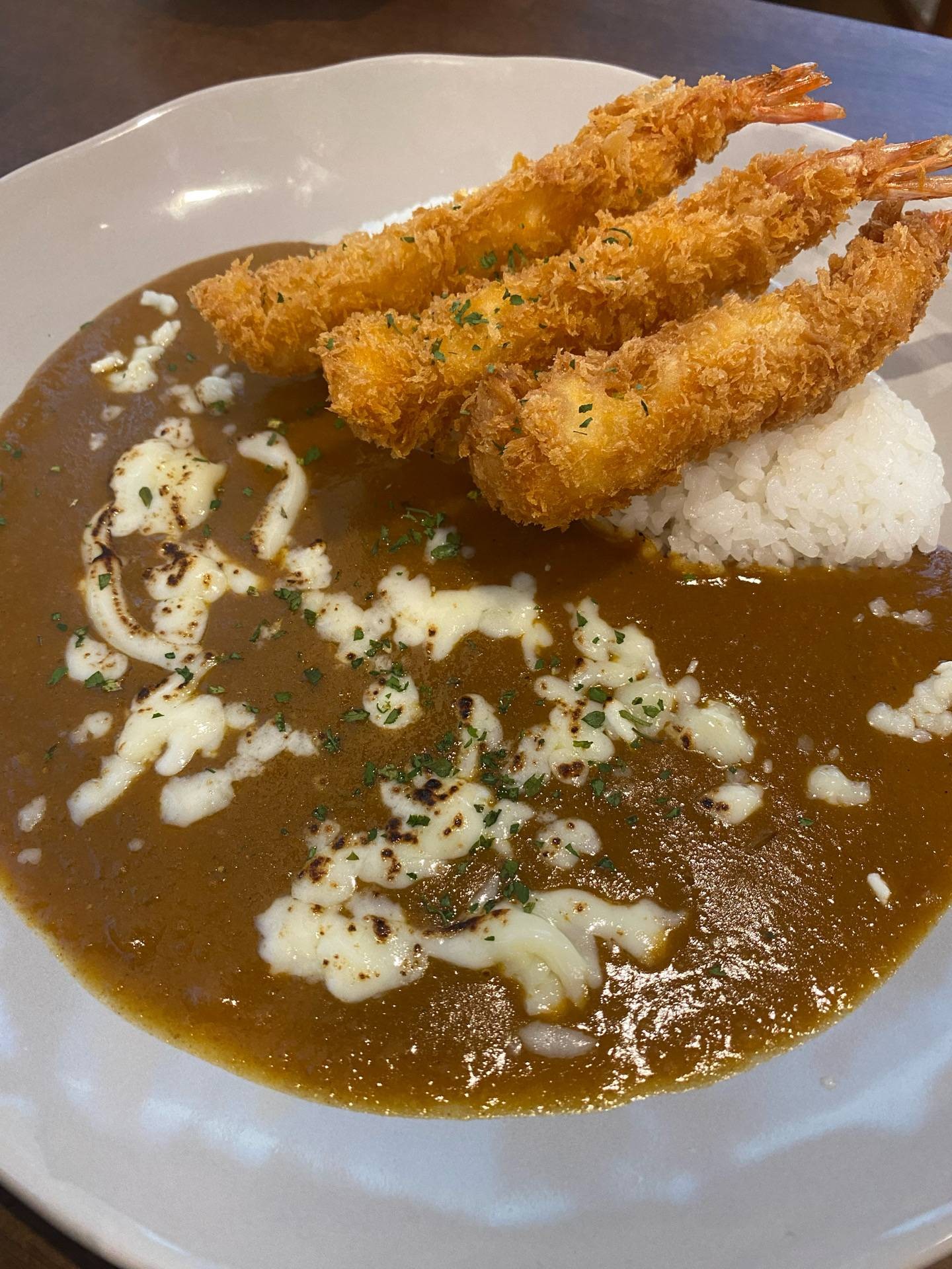 ข้าวแกงกะหรี่กุ้งชุบแป้งทอด ร้าน Nihachi Kare And Katsu Ari (ตึก ...