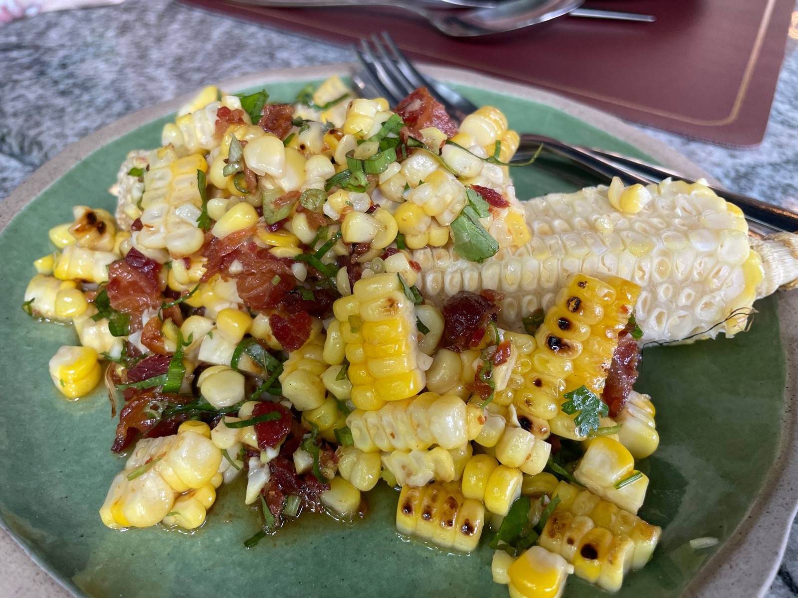 ข้าวโพดย่างดอกเกลือ เมเปิ้ลไซรัป ร้าน อารีย์ สโมสร by Chef Pruek Aree ...