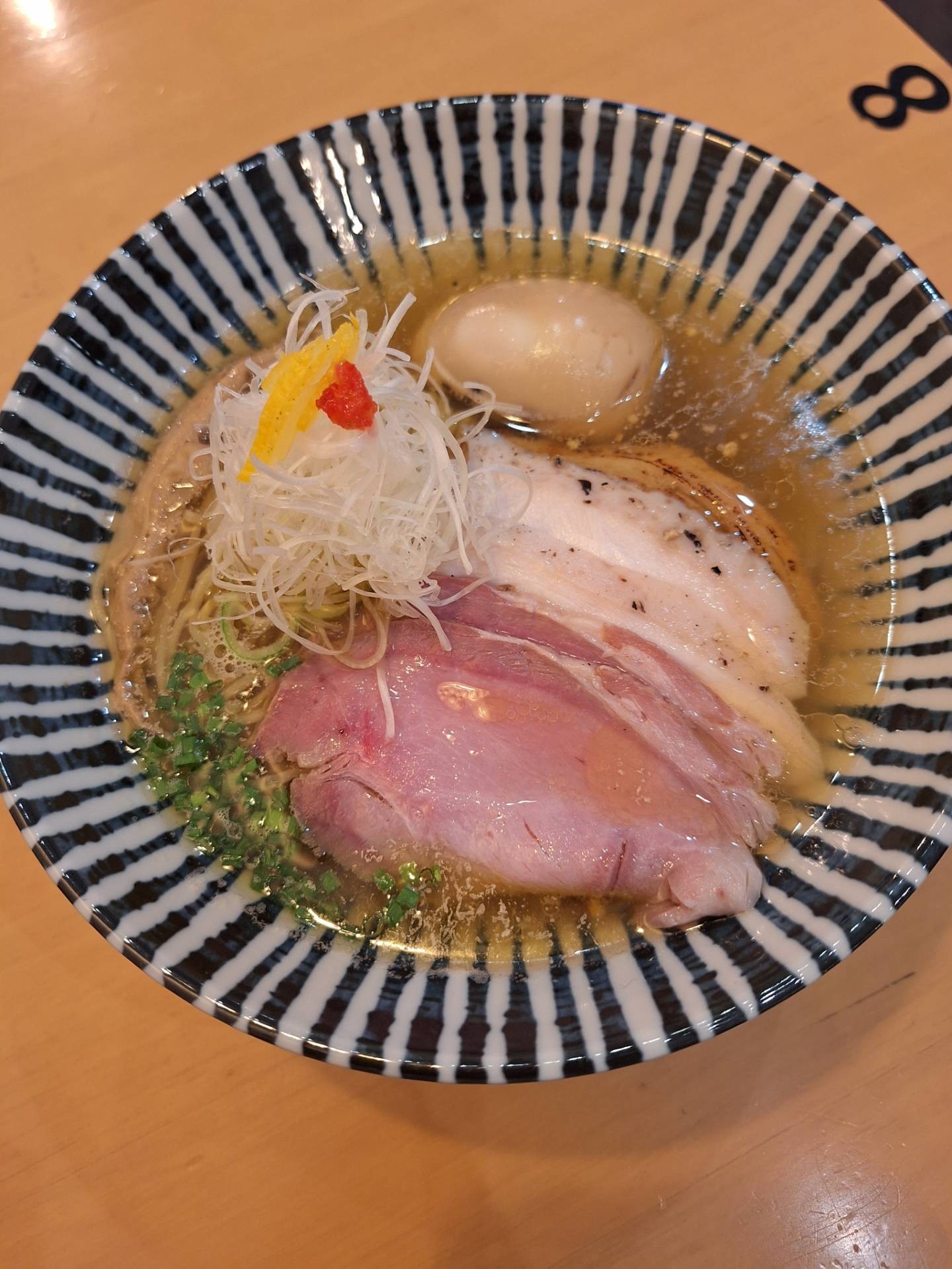 Shio ramen ร้าน Shindō Ramen 新道らぁ麺 ศาลายา