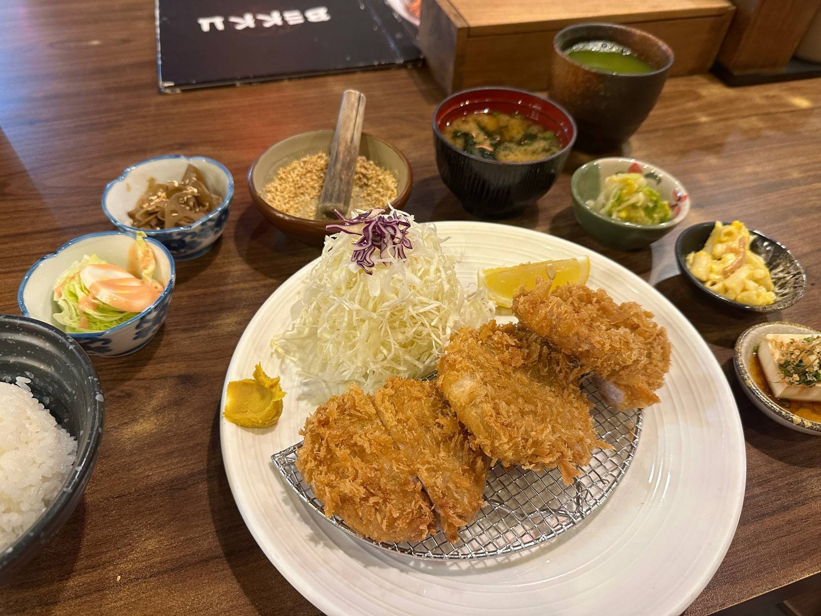 Tonkatsu Fillet Set ร้าน Bekku Tonkatsu BTS สนามเป้า
