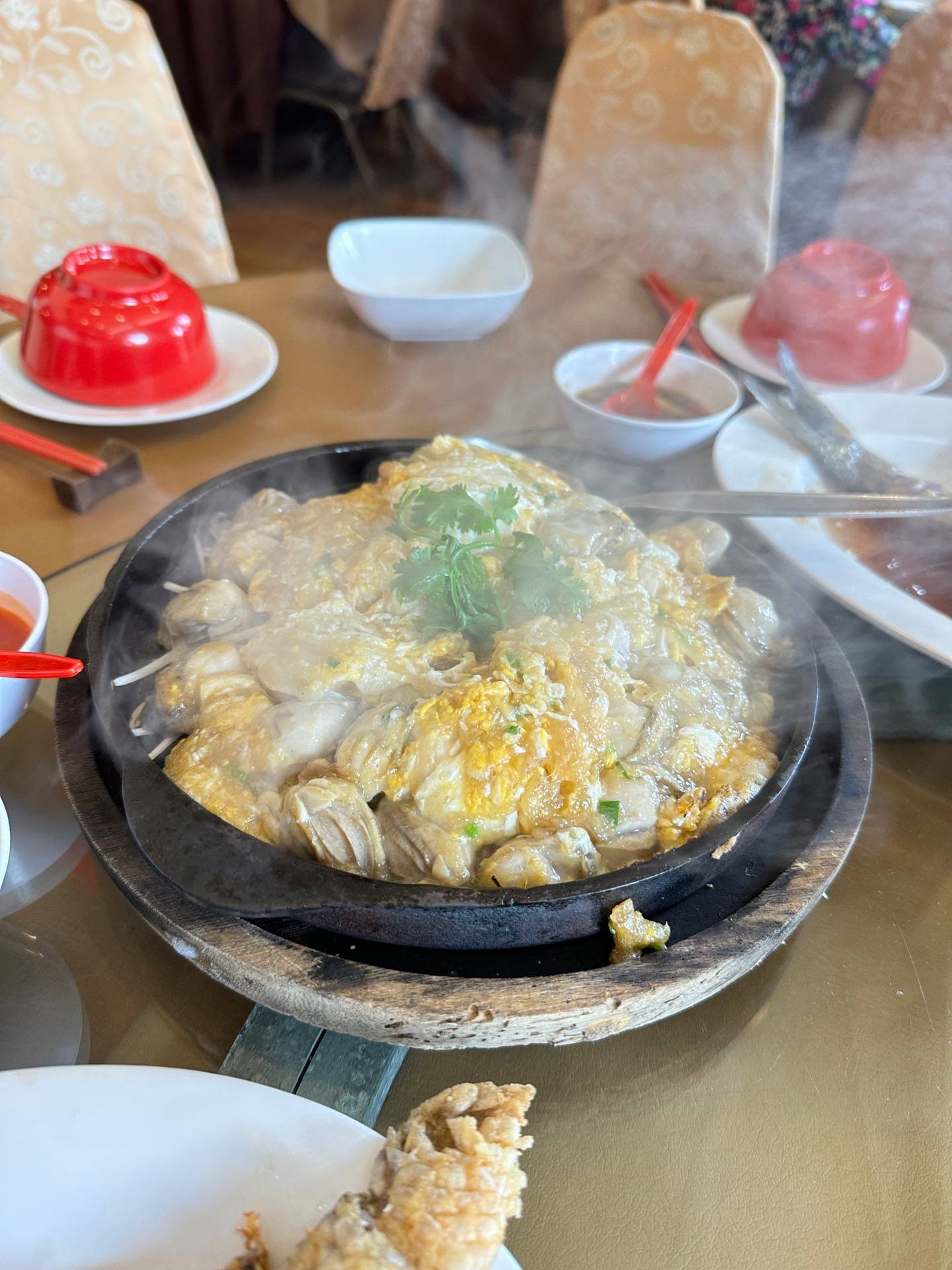 หอยนางรมกระทะร้อน ร้าน ทวีชัยโภชนา Thaveechai Phochana-พระราม3 สาขาพระราม3