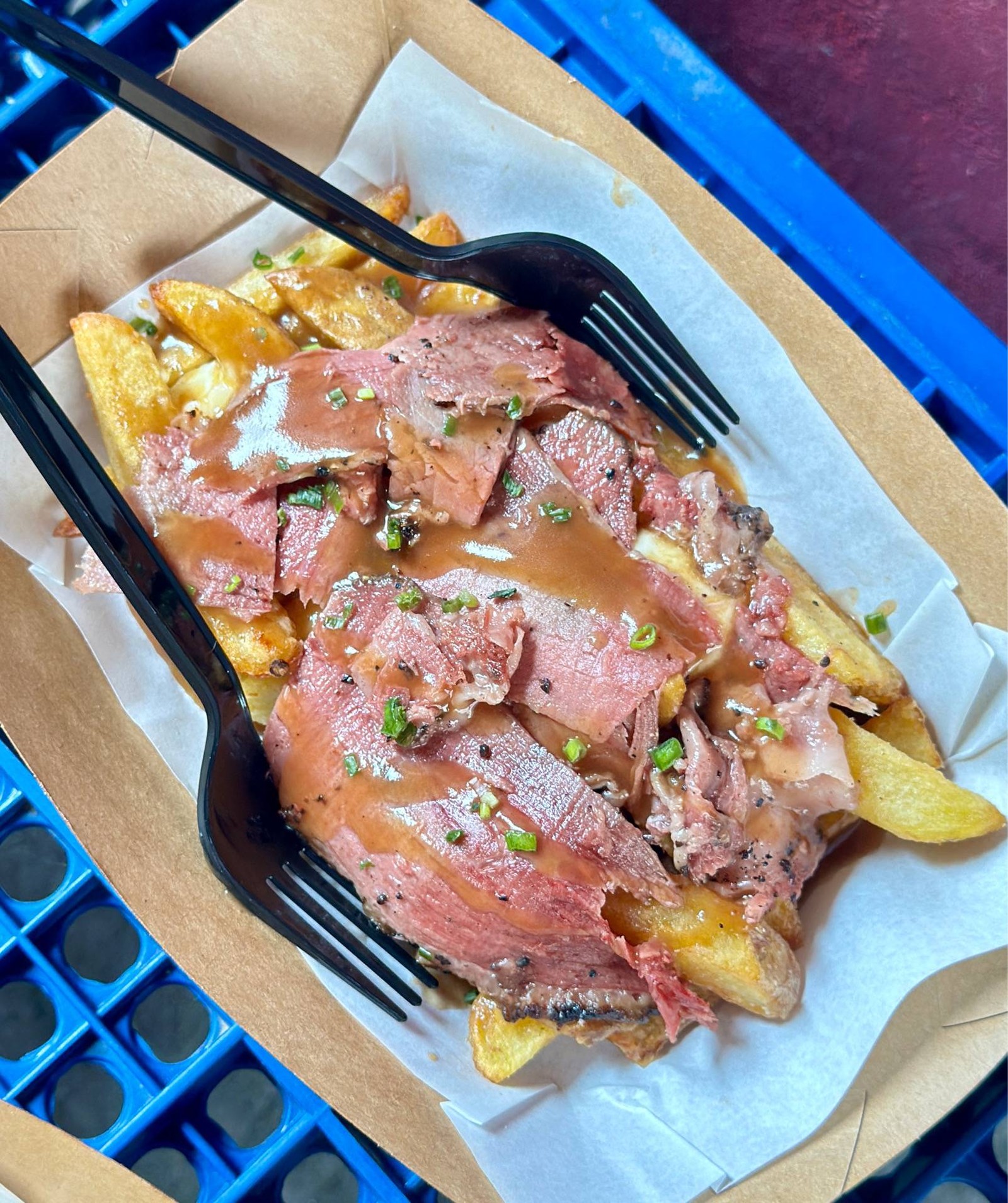 Poutine Pastrami ร้าน BAD POUTINE ทรงวาด