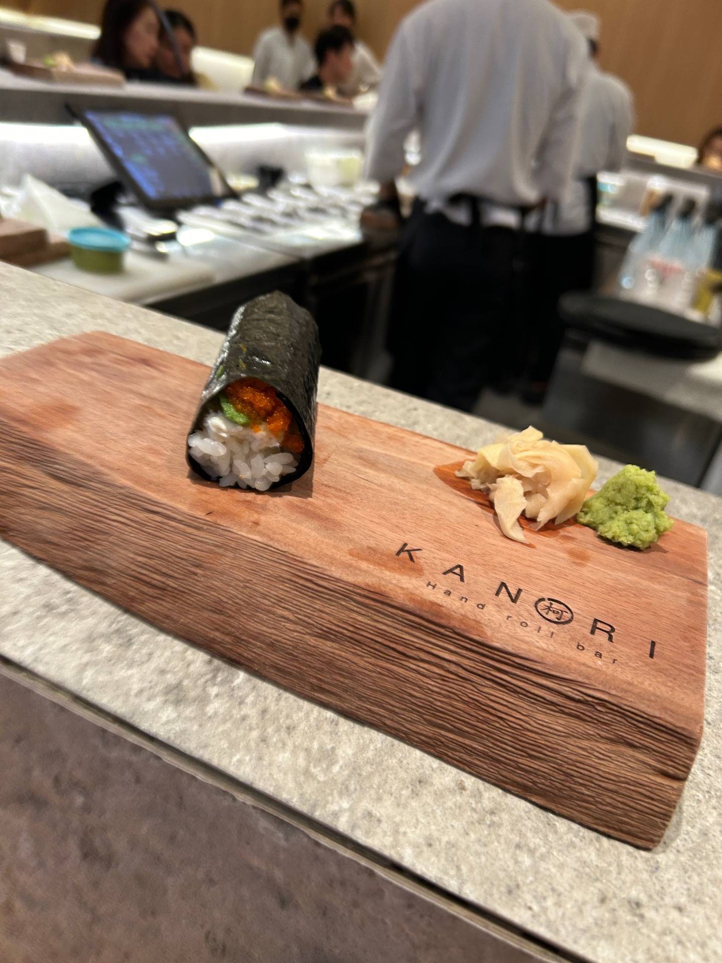 Avocado Truffle ร้าน Kanori Hand roll bar Emquartier ชั้น G