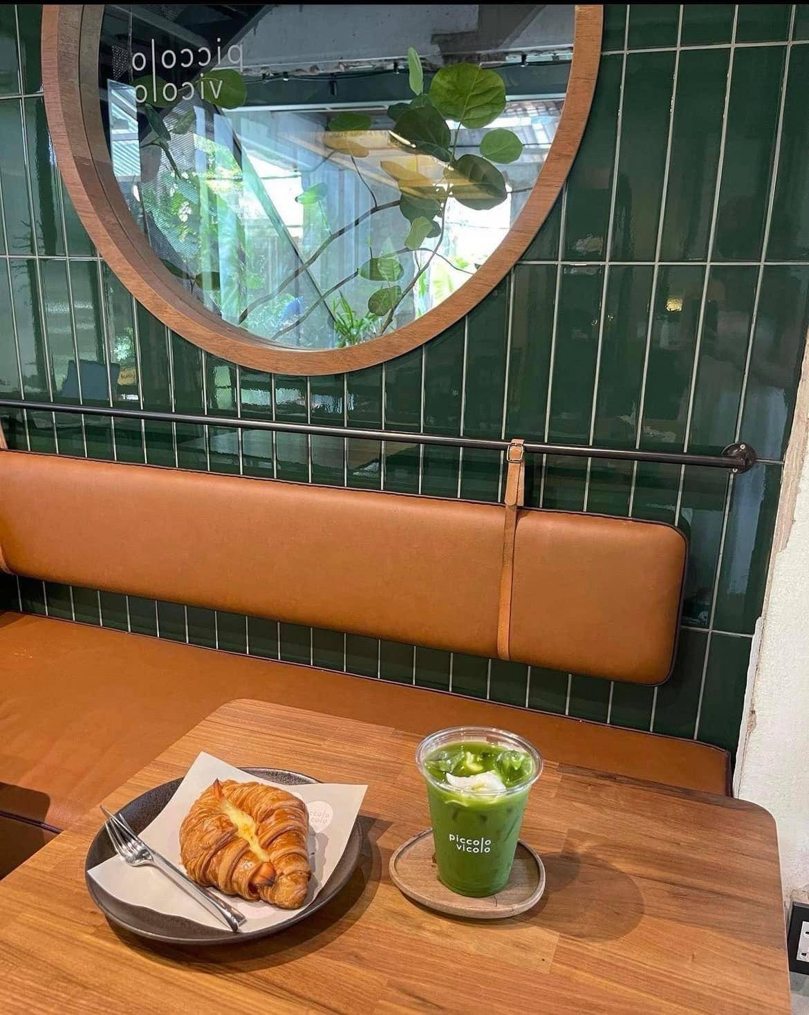 Matcha coconut ( Iced ) ร้าน Piccolo Vicolo Cafe ราชเทวี