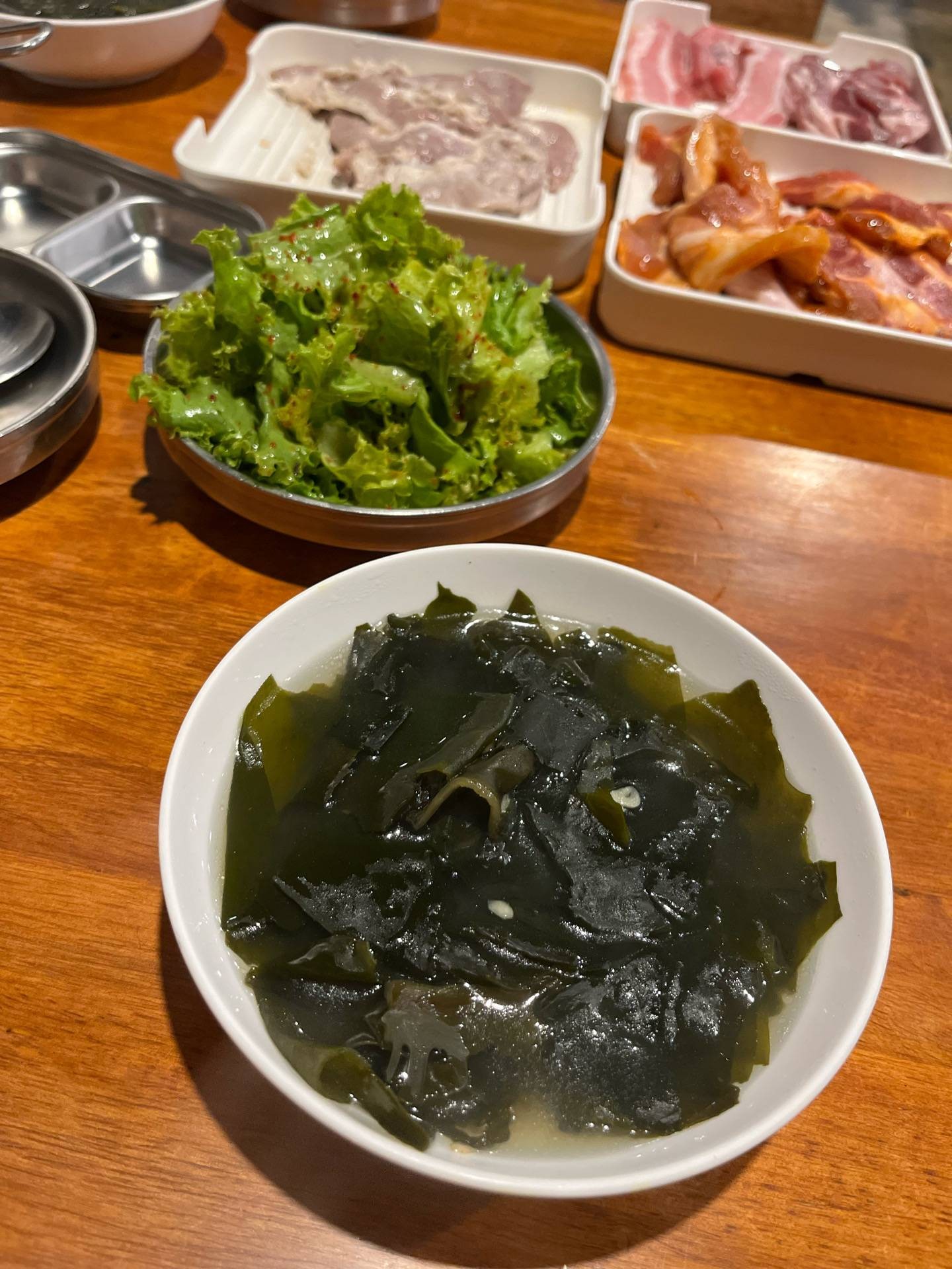 เครื่องเคียง ร้าน Kwang Han Roo
