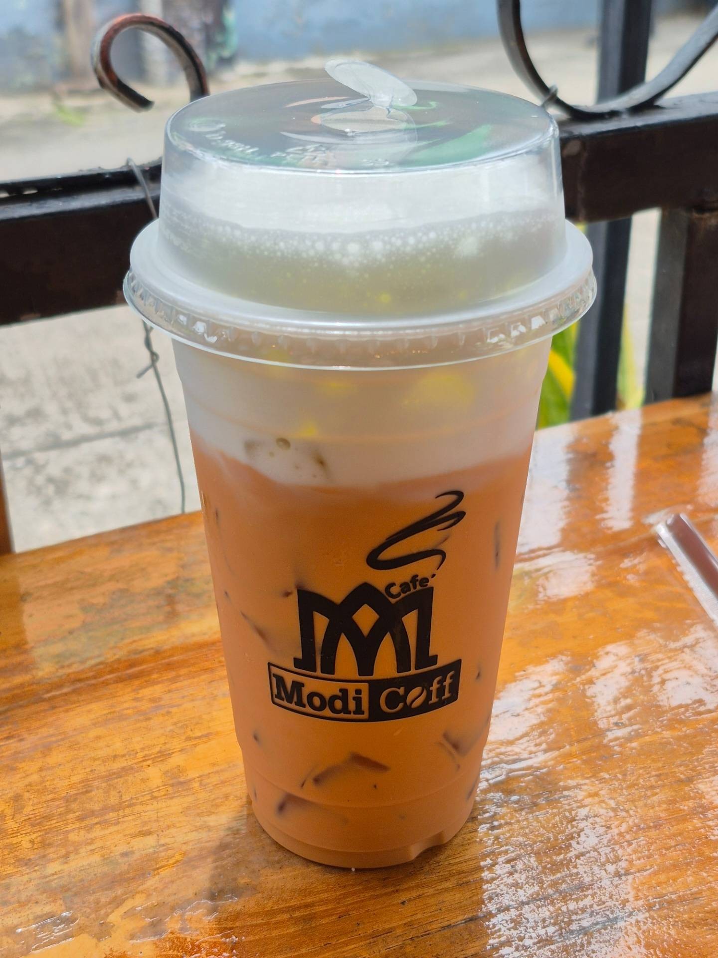 Thai Tea With Millk ร้าน Modi Coff Cafe' สวนผัก 41