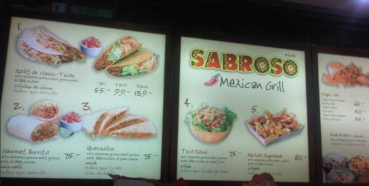 รีวิว Sabroso Tacos & Nachos ลา วิลล่า - (อยู่ในซุปเปอร์มาร์เก็ตเดินมา ...