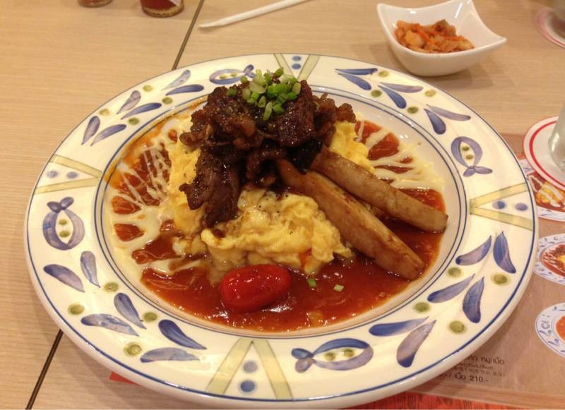 รีวิว Omuto Tomato Central Ladprao - ข้าวห่อไข่เกาหลีเข้มรสมะเขือเทศ ...