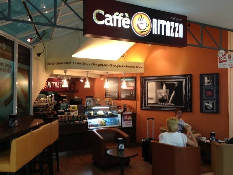 รีวิว Café Ritazza Chiangmai International Airport - กาแฟอร่อยในสนามบิน ...