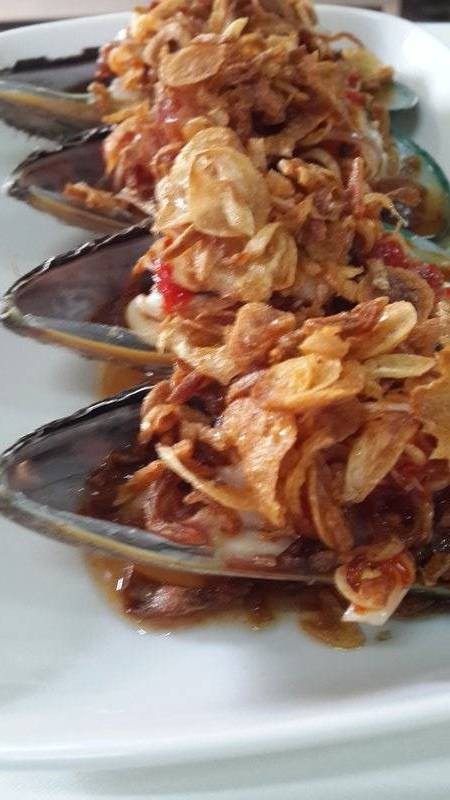 พล่าหอยนิวซแลนด์ • พล่าหอยนิวซีแลนด์ อร่อยแปลกใหม่ค่ะ ร้าน มุมโอชา Moom O Cha อำนาจเจริญ - Wongnai