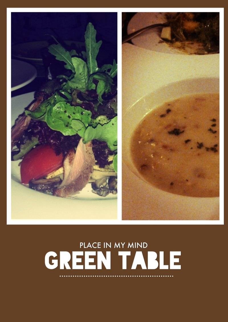รีวิว Green Table - ร้านอาหาร Green Table