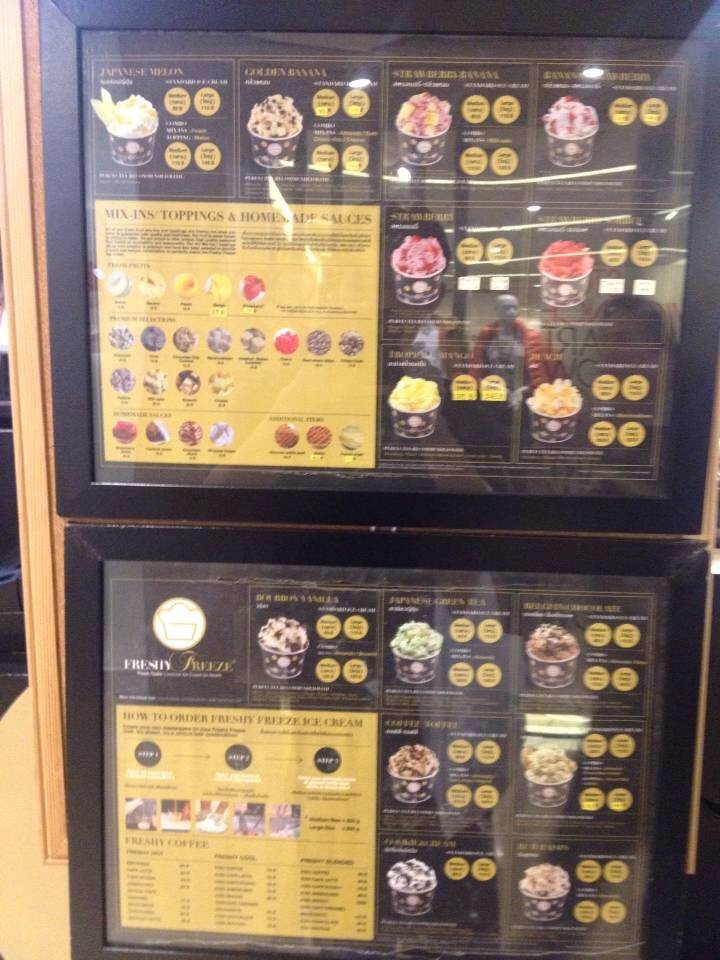 รีวิว FRESHY FREEZE เซ็นทรัล ลาดพร้าว - ไอติมผัด Freshy freeze - Wongnai