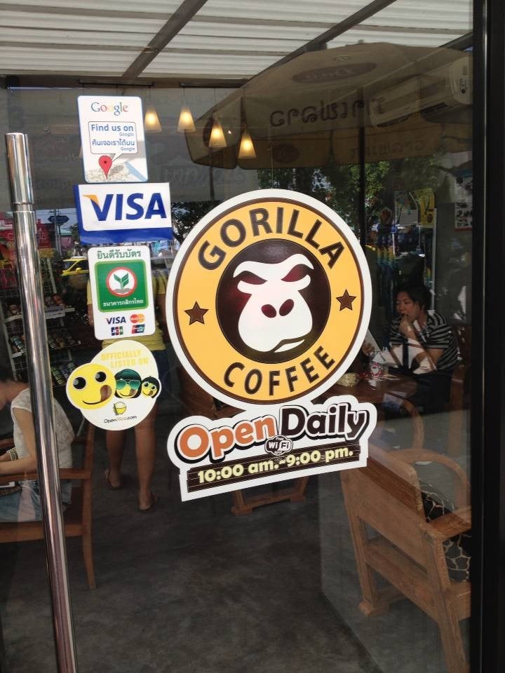 รีวิว Gorilla Coffee - ล้างรถไปดูดน้ำไปเพลินๆที่ Gorilla coffee - Wongnai