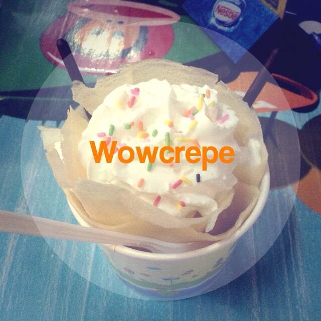 รีวิว Wow Crepe - ร้าน wow crepe