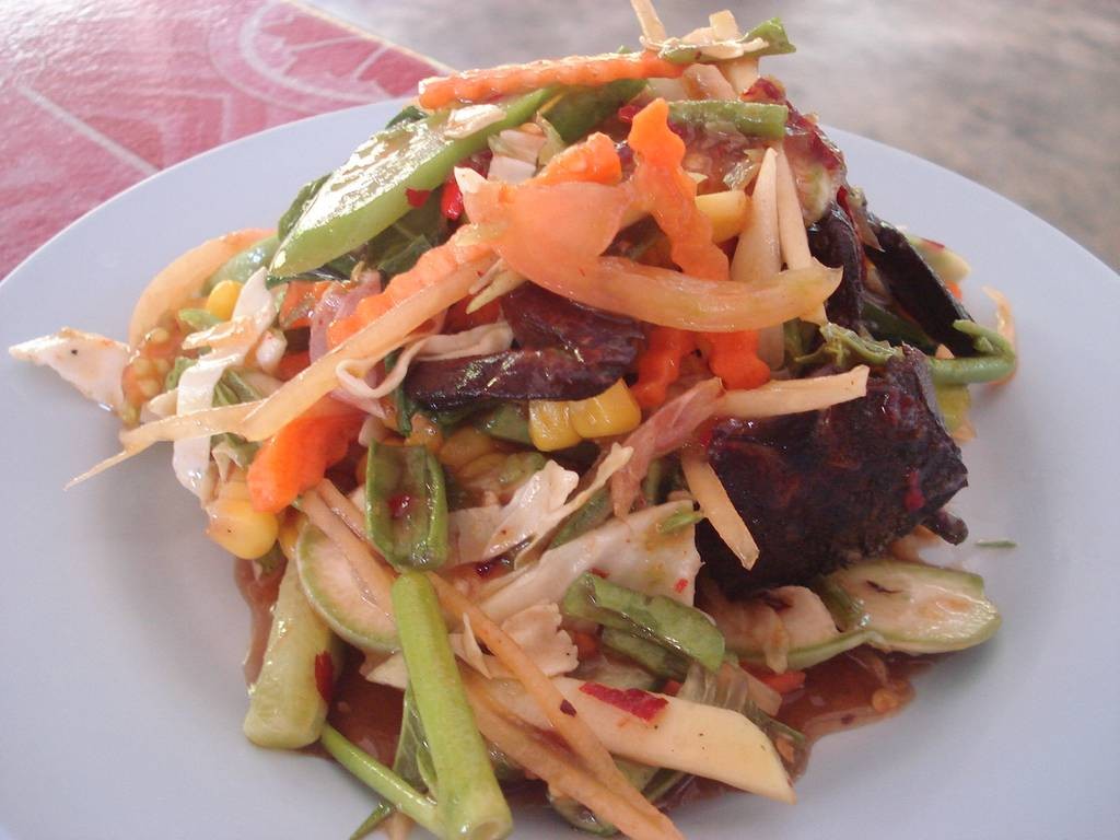 รีวิว ส้มตำเจ๊หน่า - เบอร์โทรก็ติดต่อไม่ได้แล้วจะสั่งอาหารยังไงคะ - Wongnai