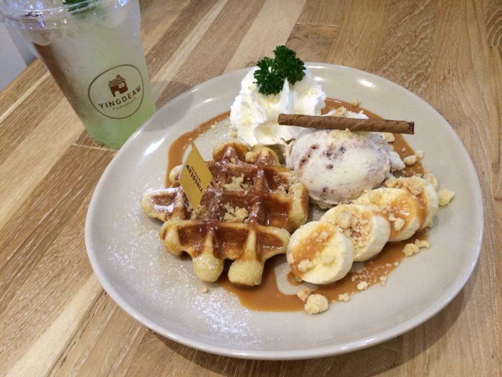 รีวิว Yingdeaw Homemade สยามสแควร์ วัน - ร้านเล็กๆน่ารัก วิอฟเฟิลอร่อย ...
